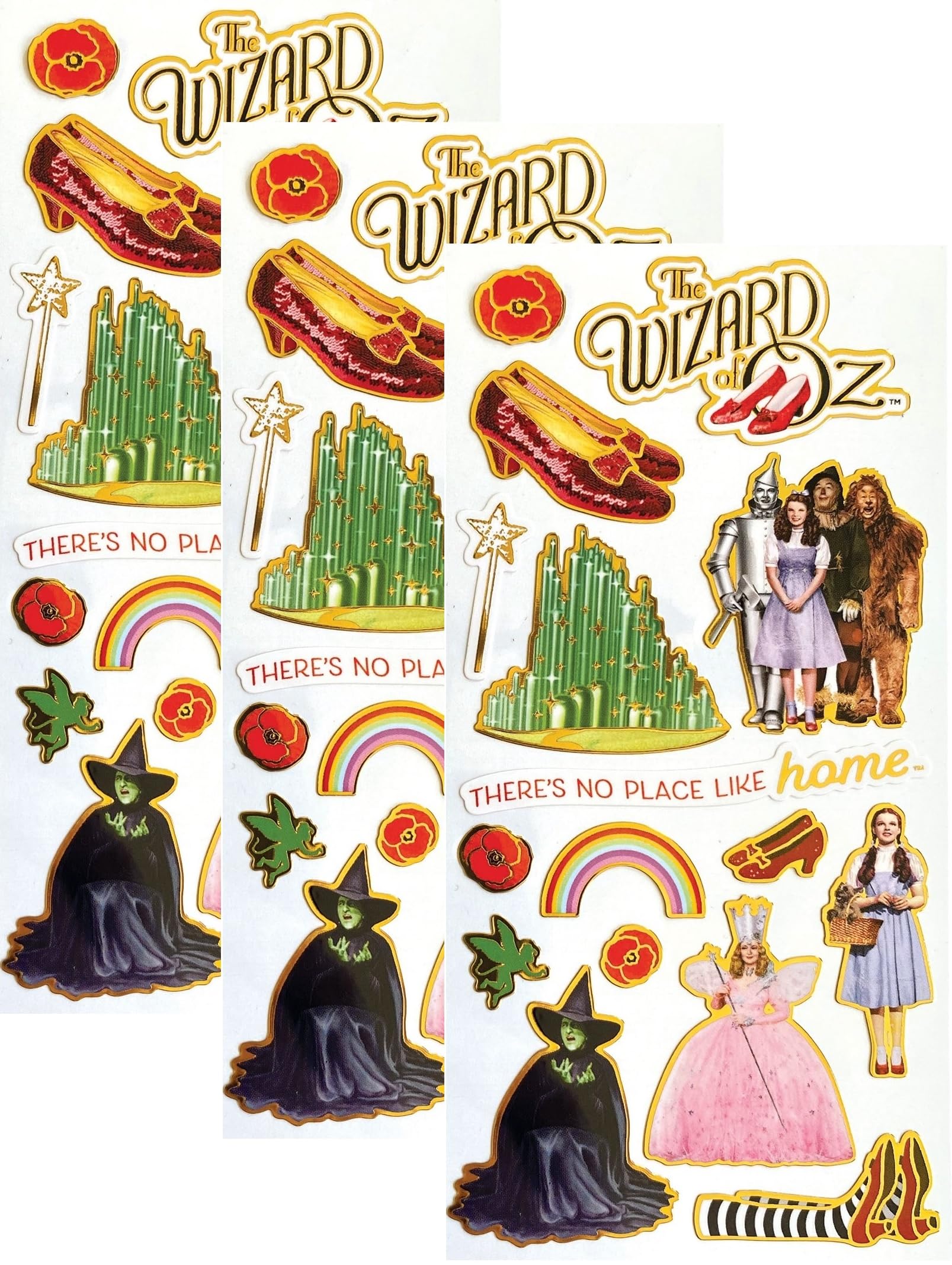 Amazon.com: Paper House Productions The Wizard of Oz Set of 3 Shiny ...