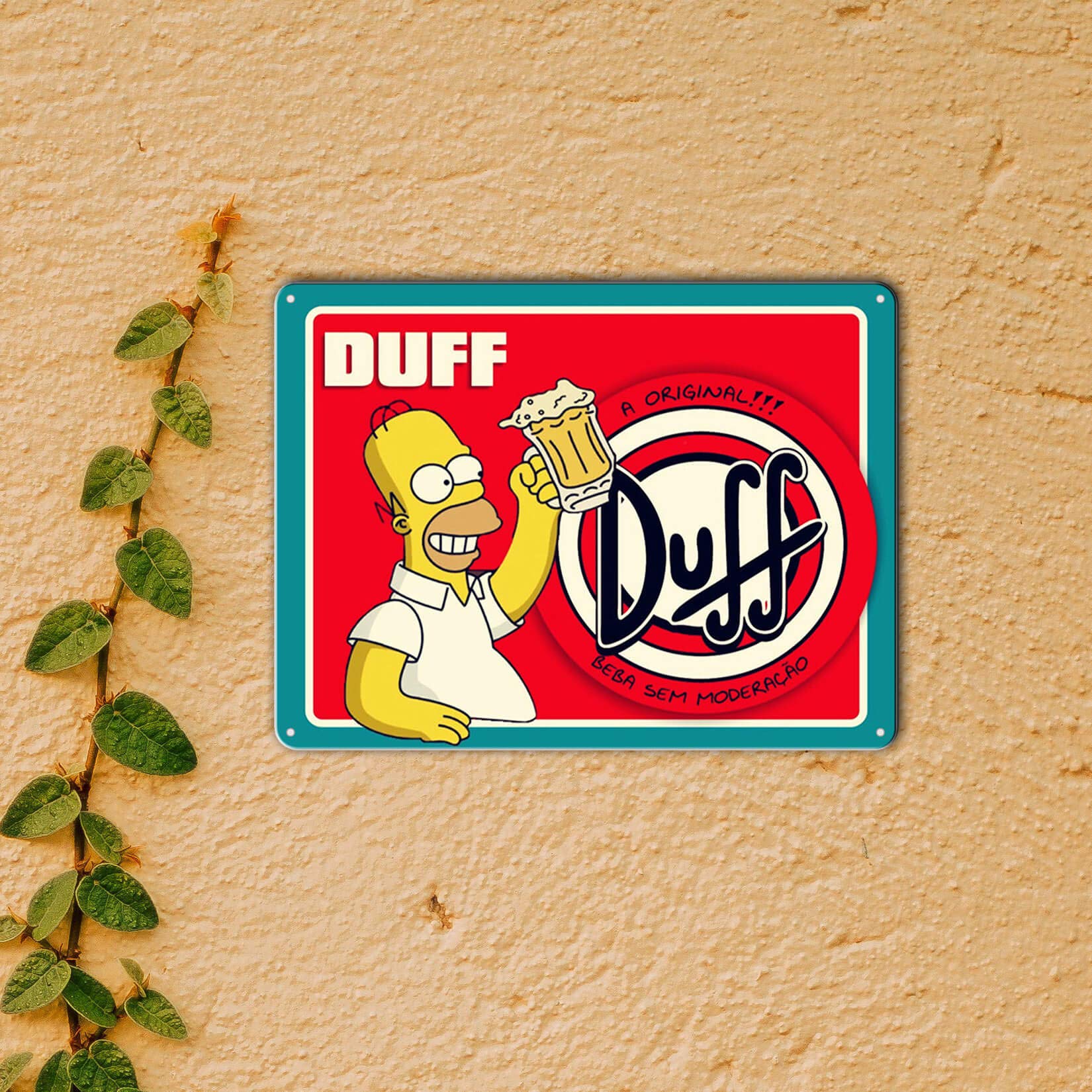 Duff Cerveja Logo Duff Beer IRL (Brasil) [OC] : R/TheSimpsons