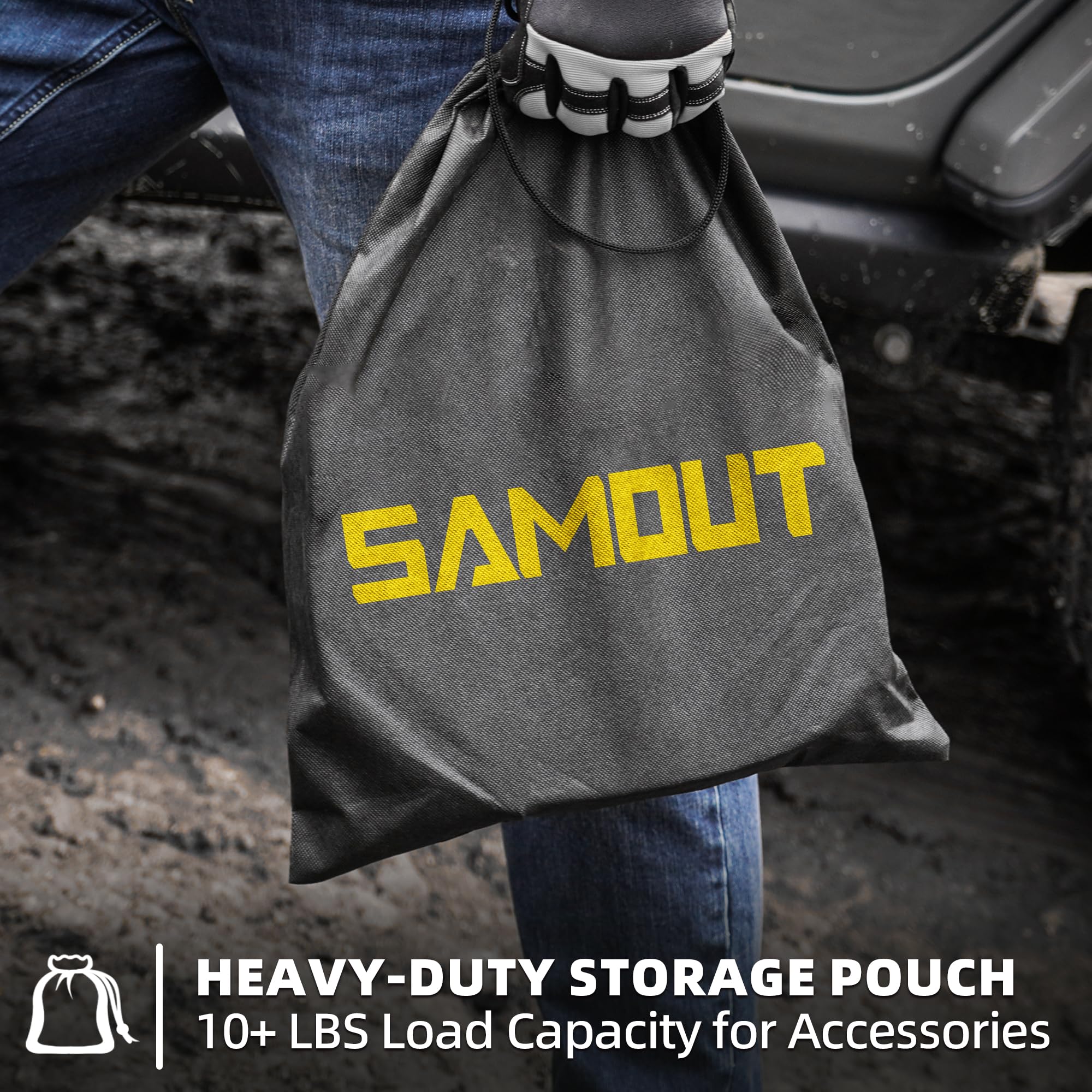 Snapklik.com : SAMOUT Recovery Tow Strap, 3in X 20ft - 35000Lbs, Heavy ...