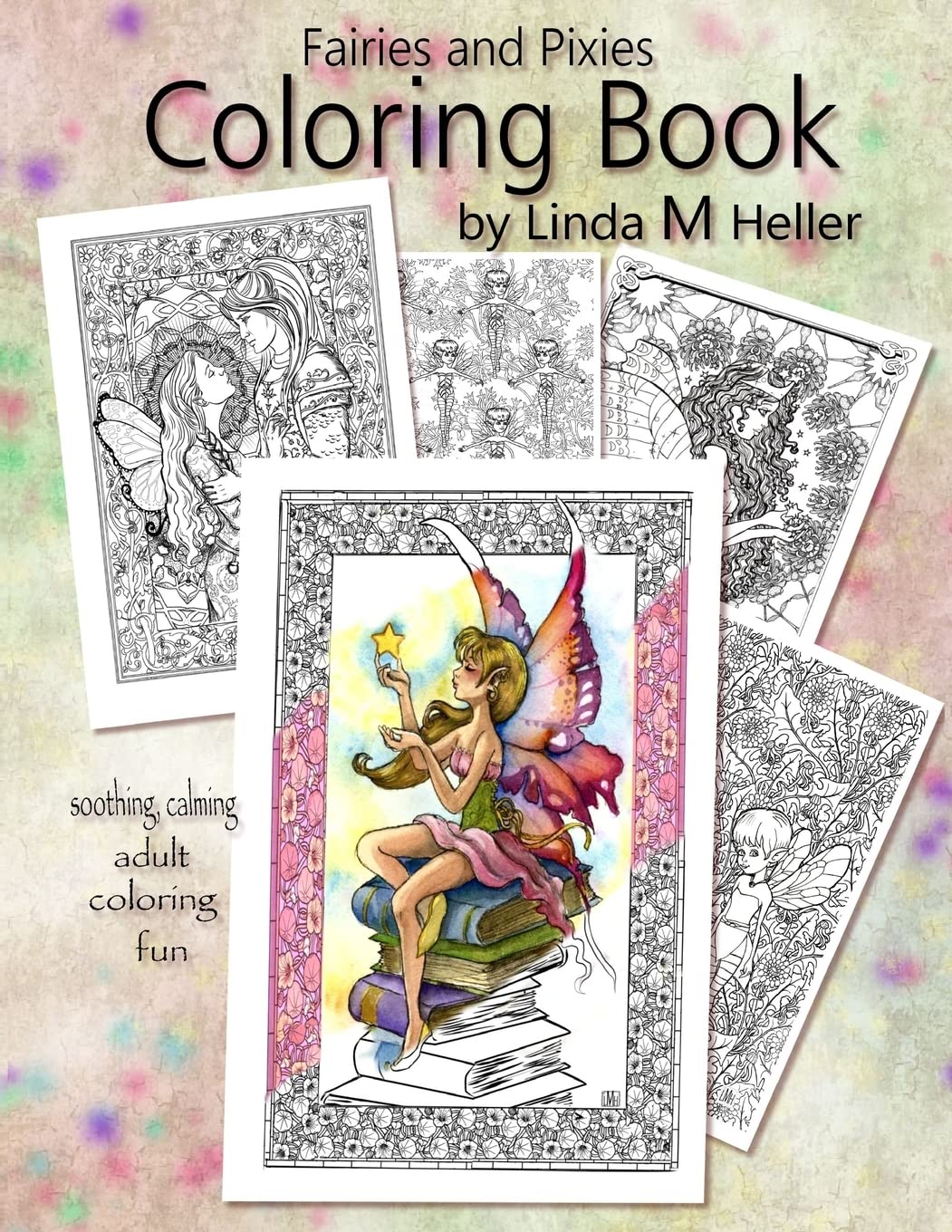 Amazon.com: Fairies and Pixies Coloring Book: Soothing, Calming, adult ...