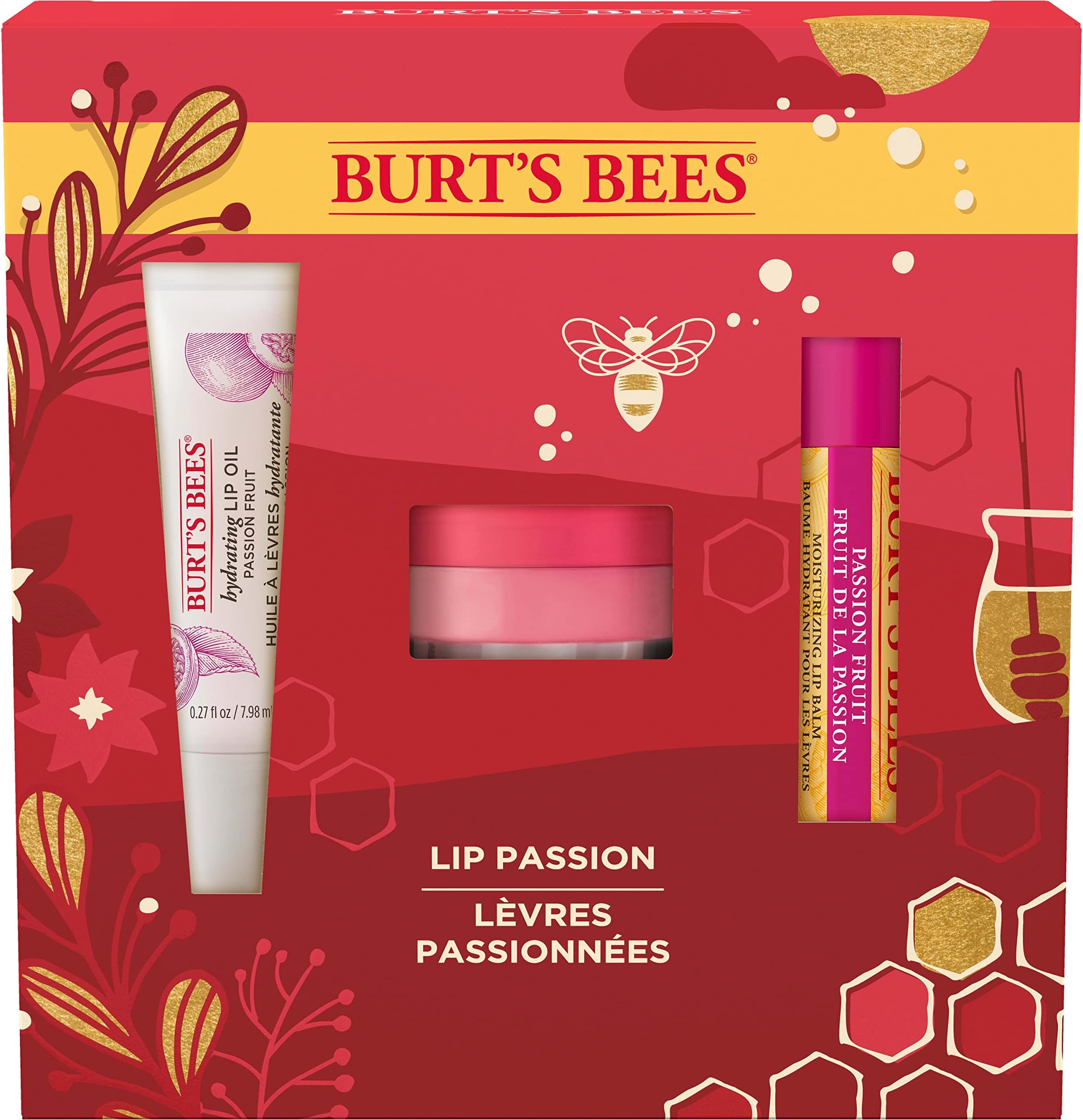 Amazon.com : Burt's Bees 100% Natural Hydrating Lip Oil with Sweet ...
