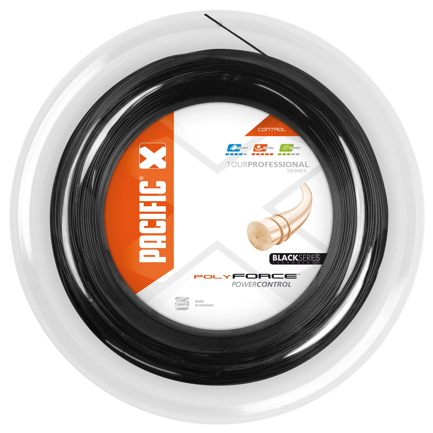 Snapklik.com : Pacific UnisexAdult Poly Force Black Series-200m Rolle ...
