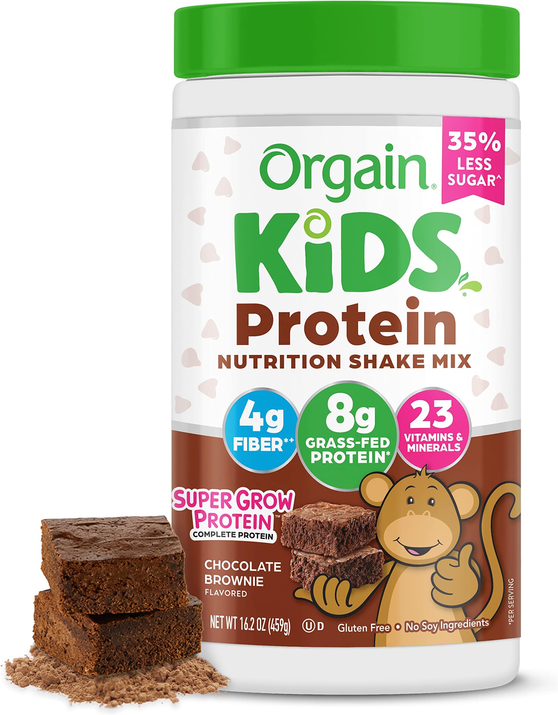 Amazon.com: Nurished Mighty Chocolate Milk - Kids Daily Protein Powder ...