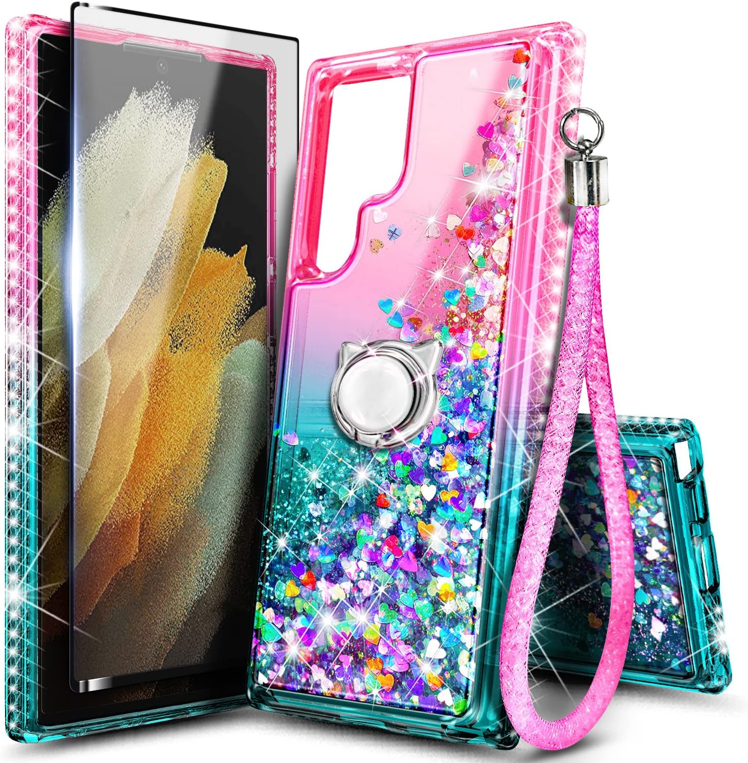 Amazon.com: NGB Supremacy Compatible with Samsung Galaxy S22 Ultra Case with Screen Protector ...