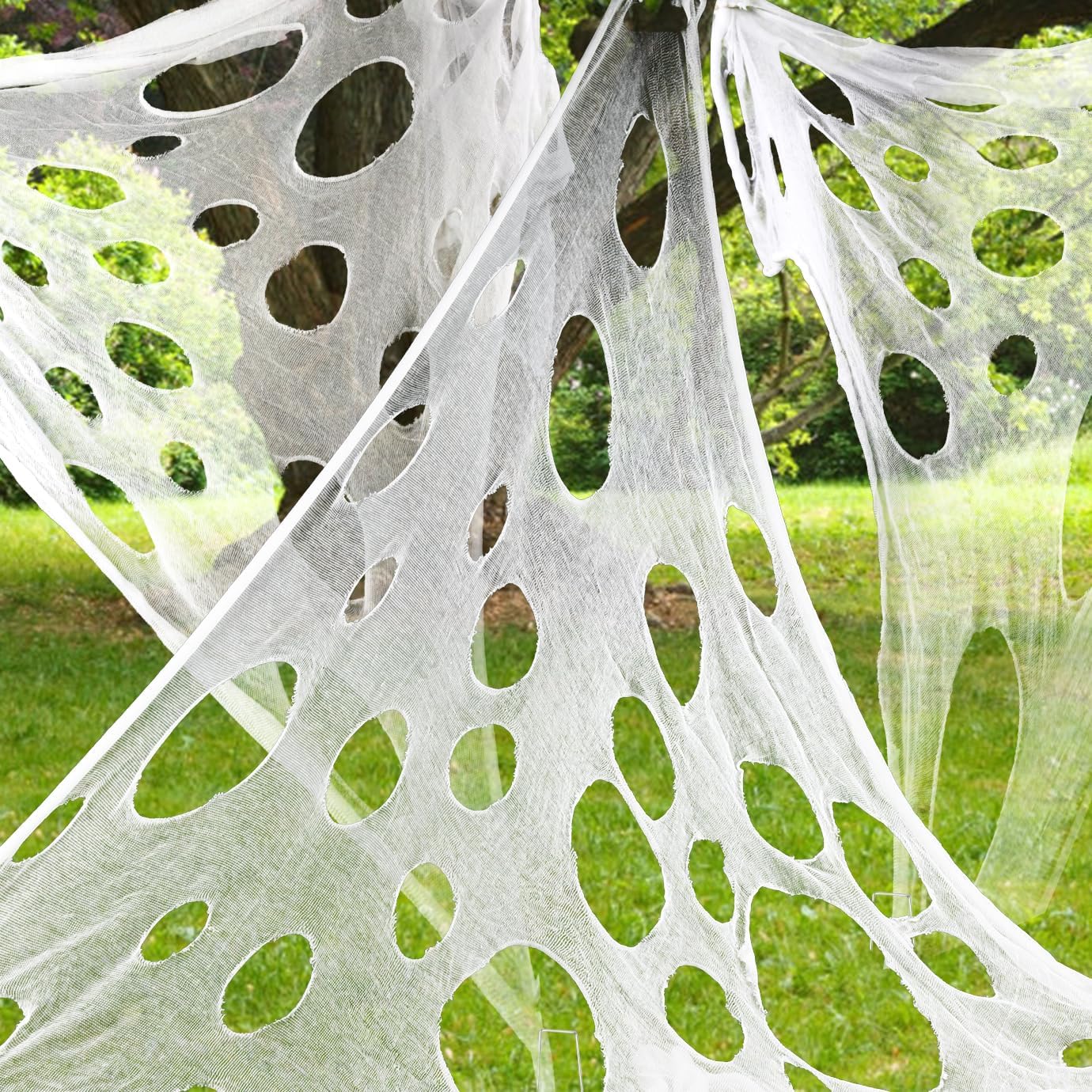 Amazon.com : Tophoniex Halloween Decorations Giant Spider Webs Outdoor ...