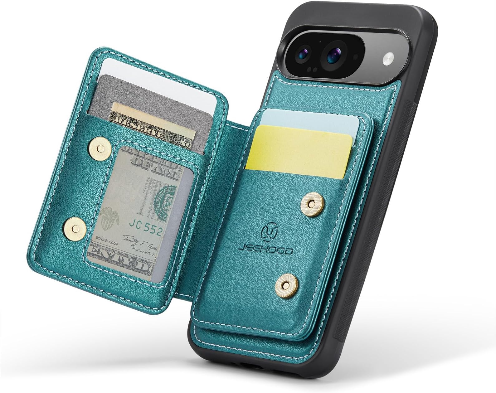 Amazon.com: Wallet Case for Google Pixel 9 Pro XL, Magnetic Back Cover ...