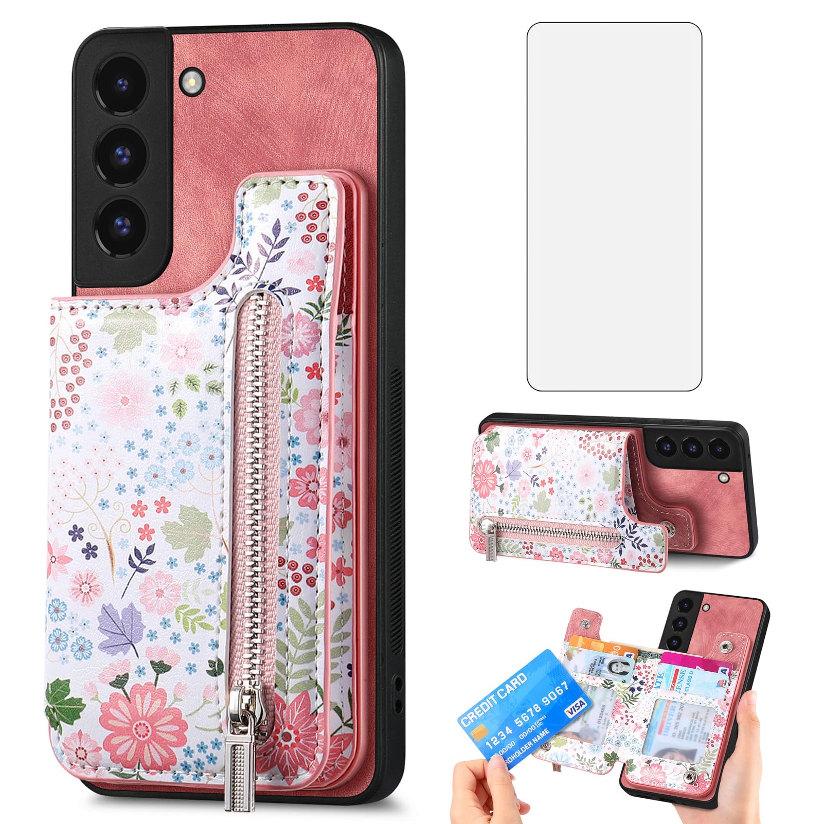 Amazon.com: Asuwish Phone Case for Samsung Galaxy S22 Plus S22+ 5G with ...