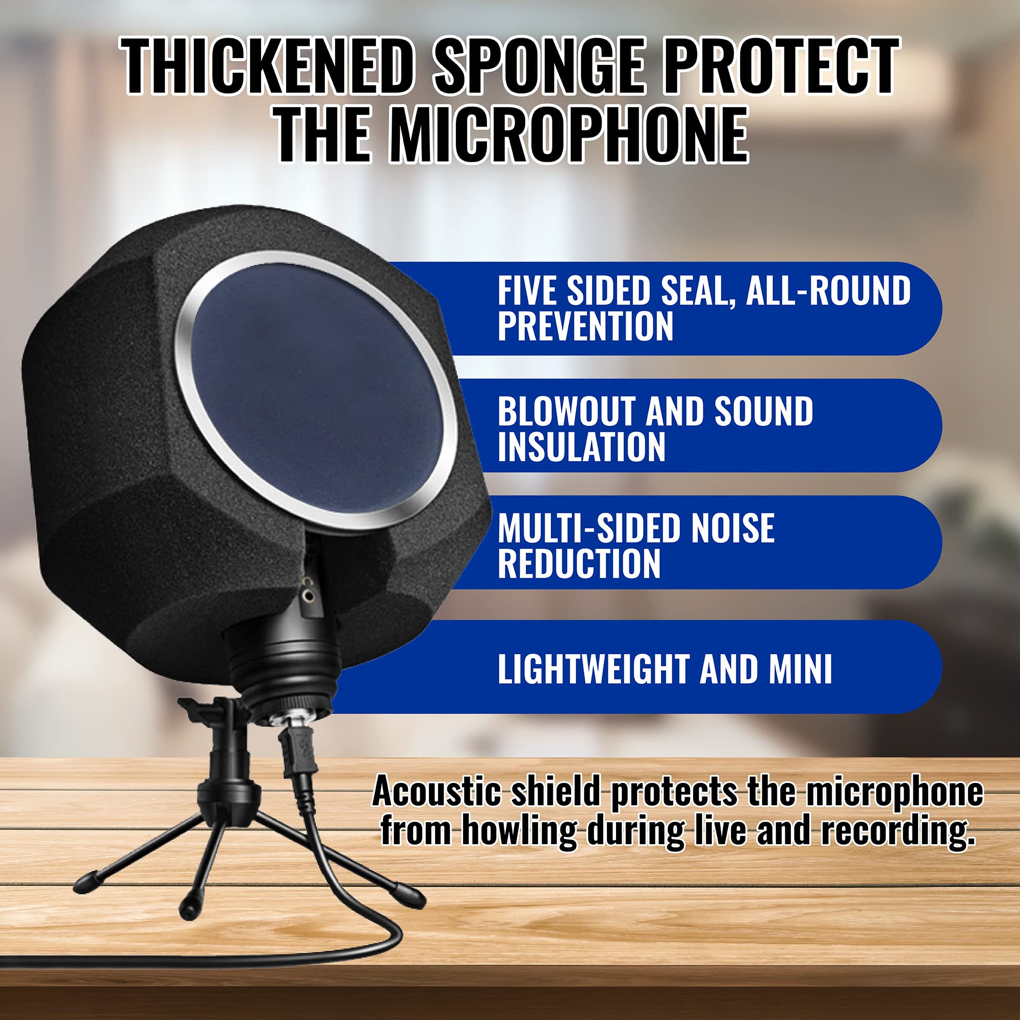 Buy Melon Studio Microphone windscreen Pop Filter For Mic, Vocal ...