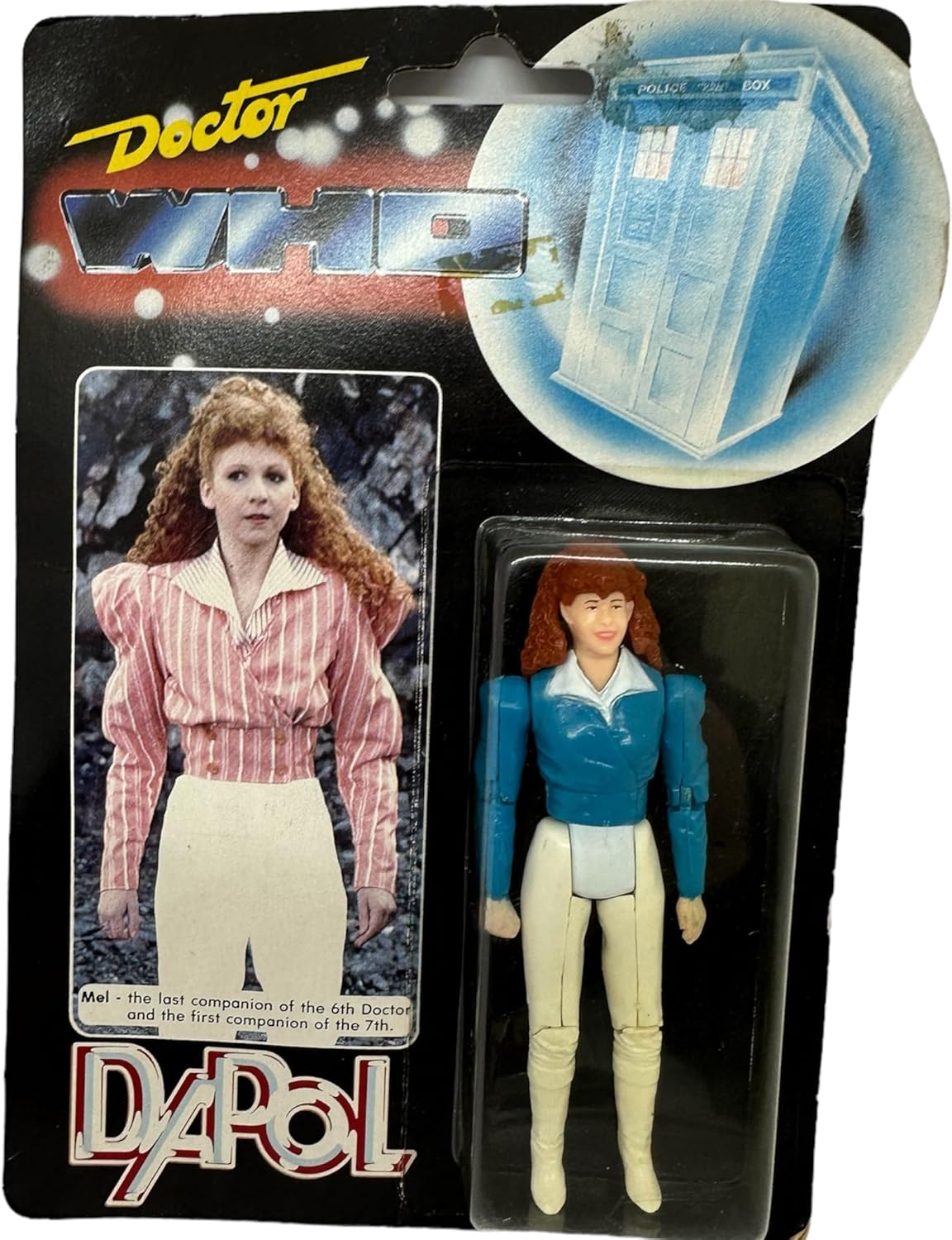 Vintage Dapol 1987 Doctor Dr Who Classic Mel Bush In Blue Shirt ...