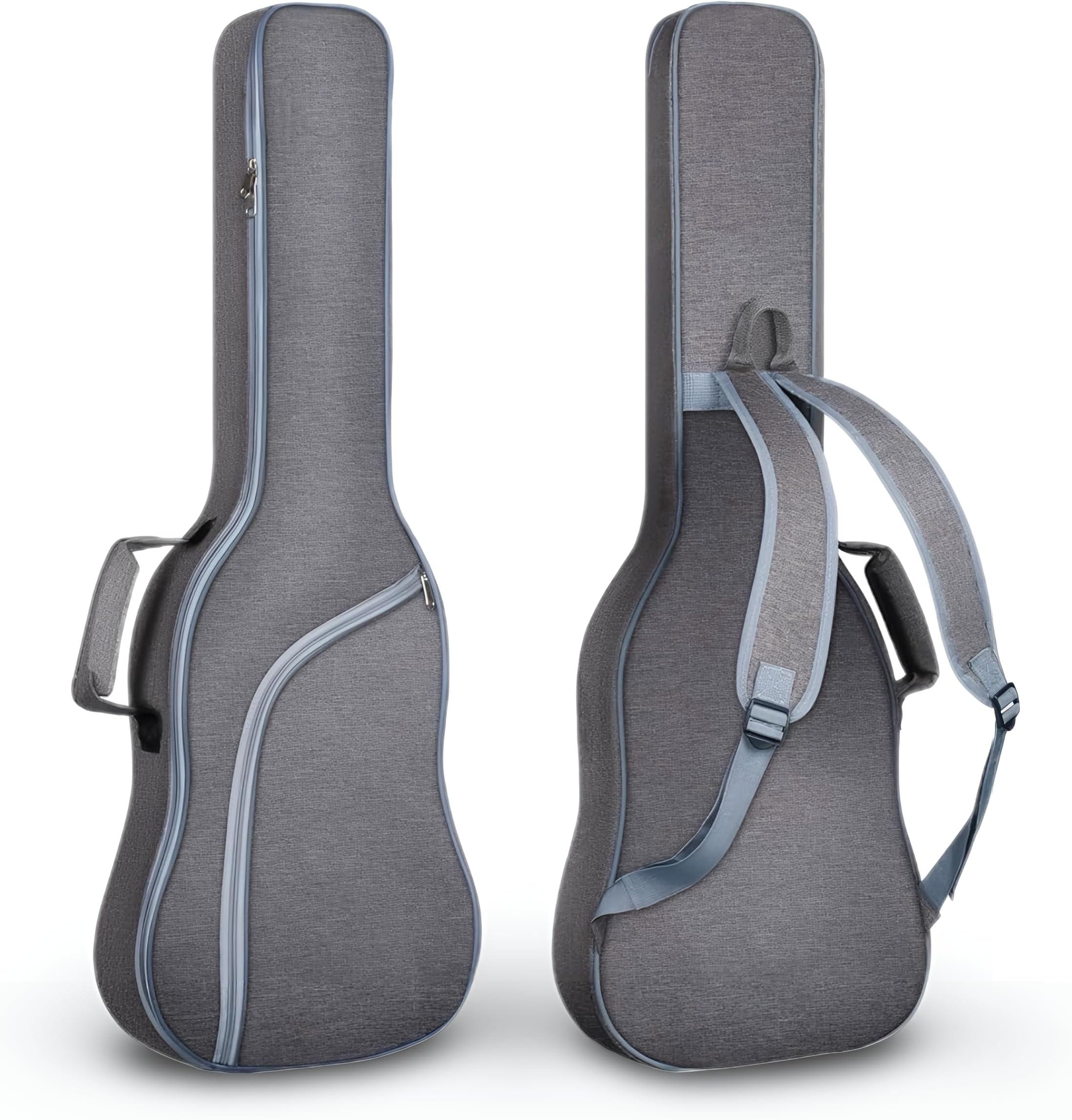 SPEHUB Fabric Electric Guitar Bag Gig Bag Black Padded Backpack ...