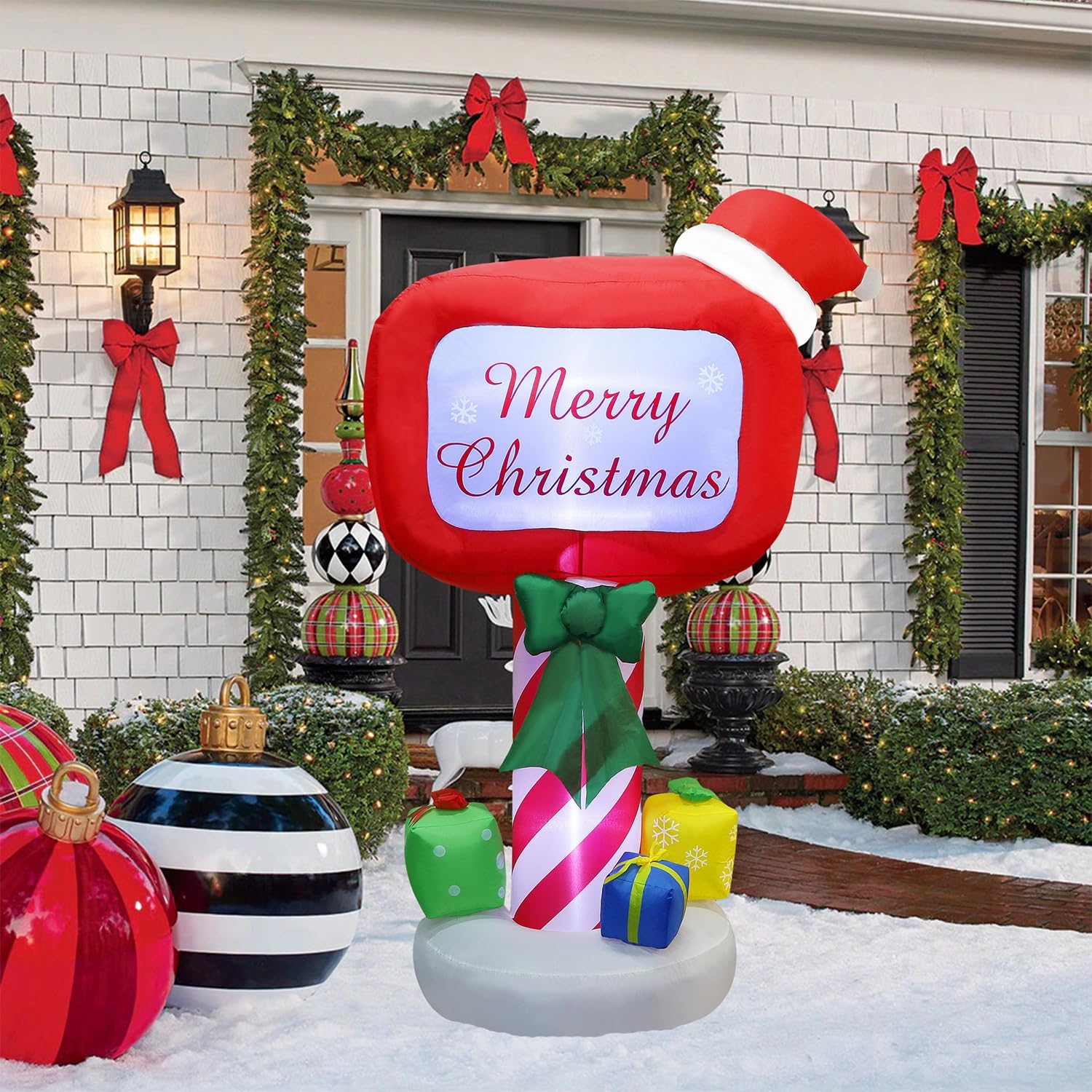 Snapklik.com : Juegoal Christmas Inflatables Outdoor Decorations, 6FT ...