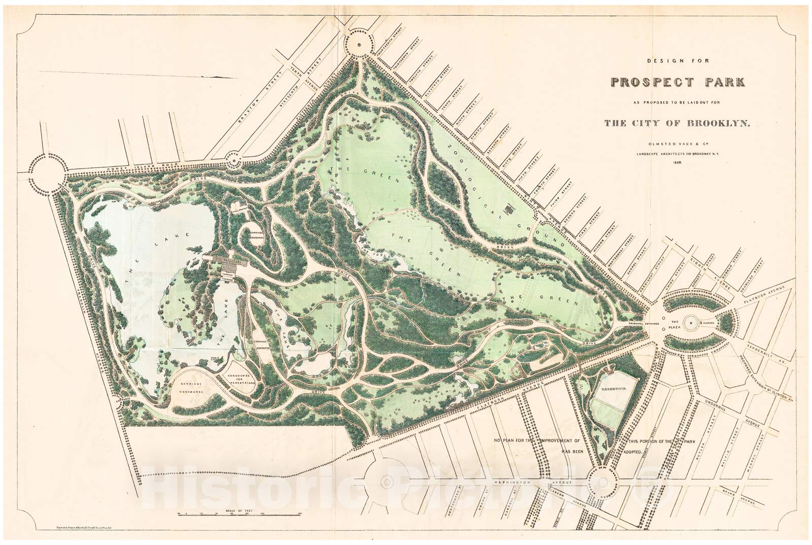 Prospect Park Brooklyn Map