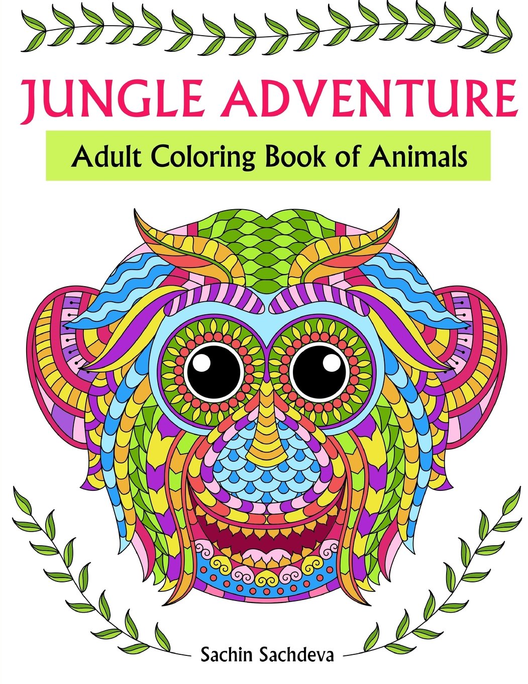 Amazon.com: Jungle Adventure: Adult Coloring Book of Animals ...