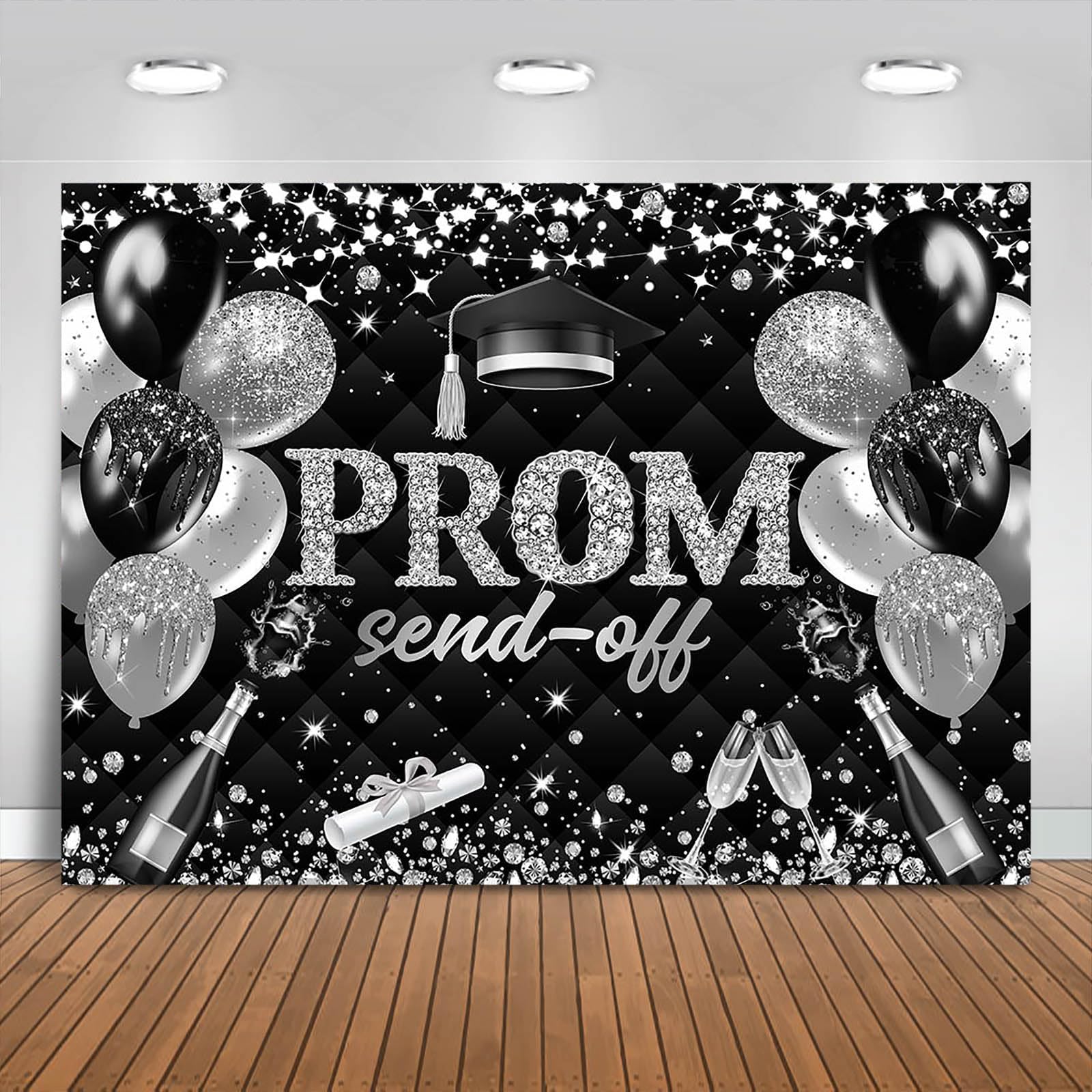 Amazon.com : Fitumiw Prom Send Off 2025 Graduation Backdrop 7x5ft ...