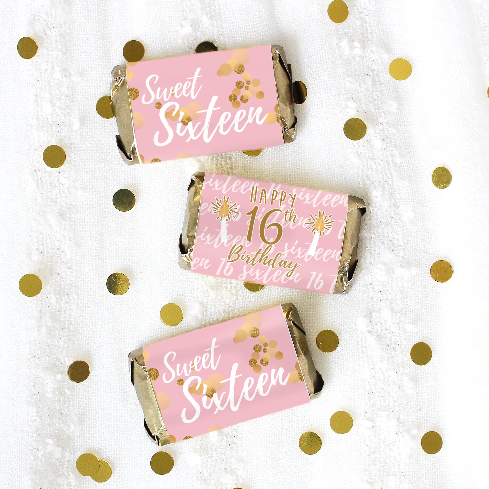 Sweet 16 Birthday Candy Wrapper