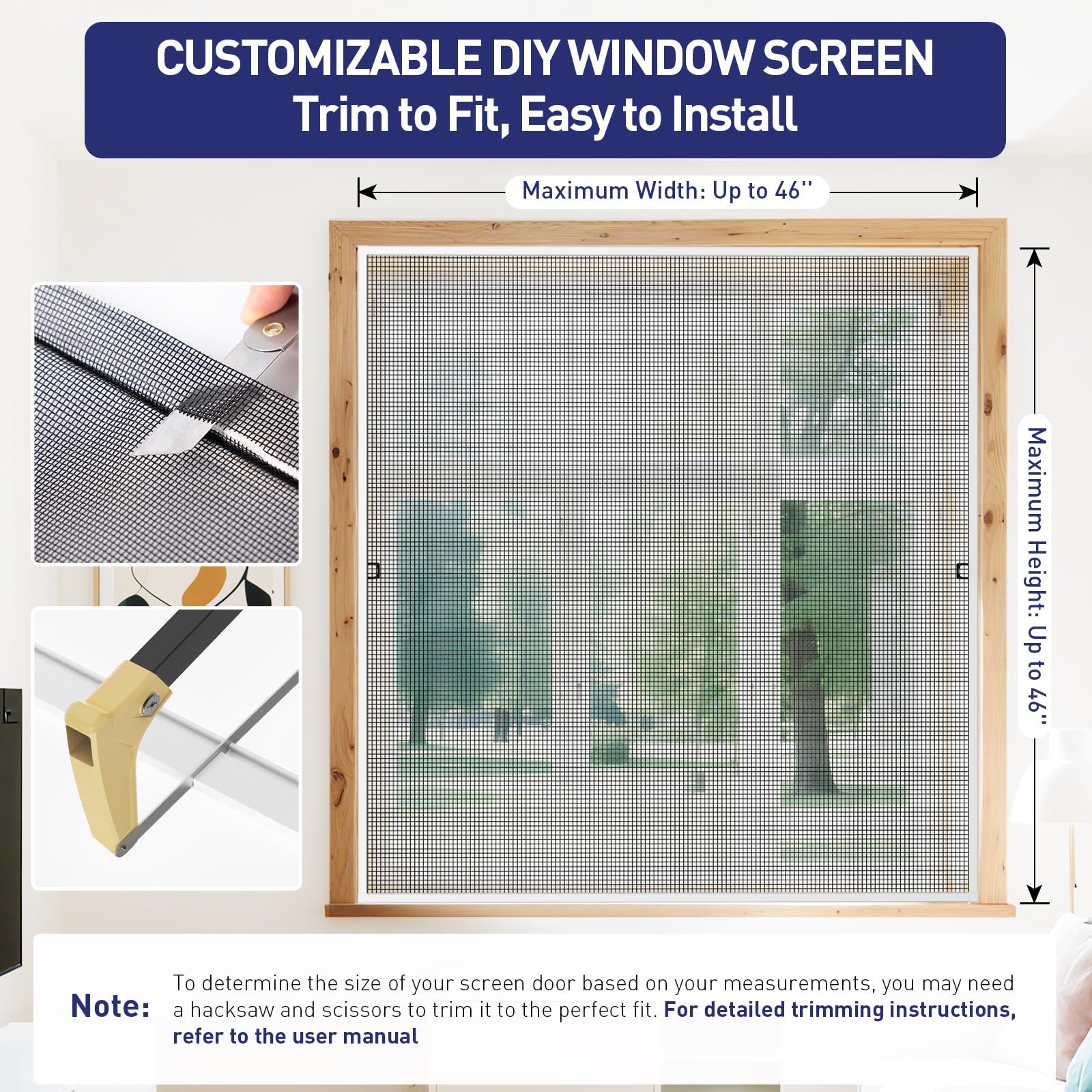 Snapklik.com : Window Screen Frame Kit-2 Packs, DIY Aluminum Alloy ...