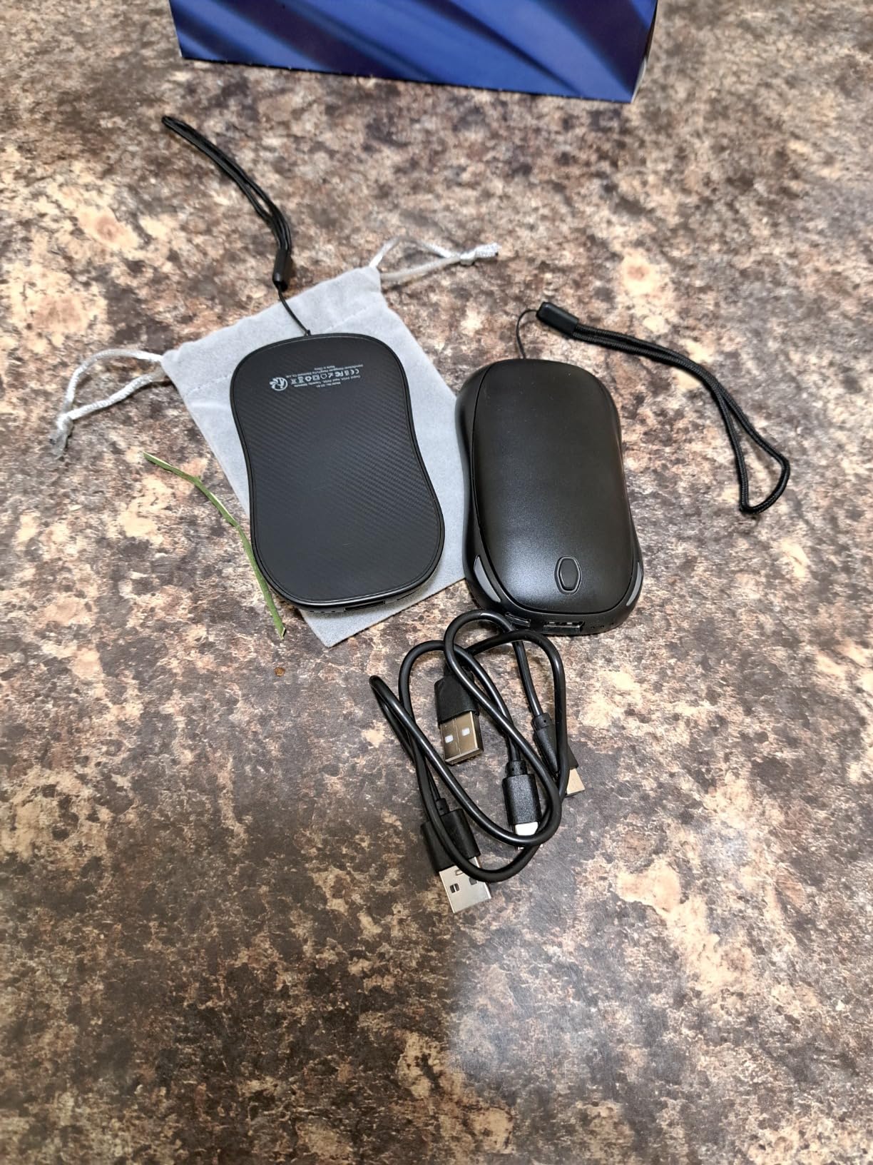 Hand Warmers Rechargeable 2 Pack, USB Hand Warmer Power Bank 10000mAh ...