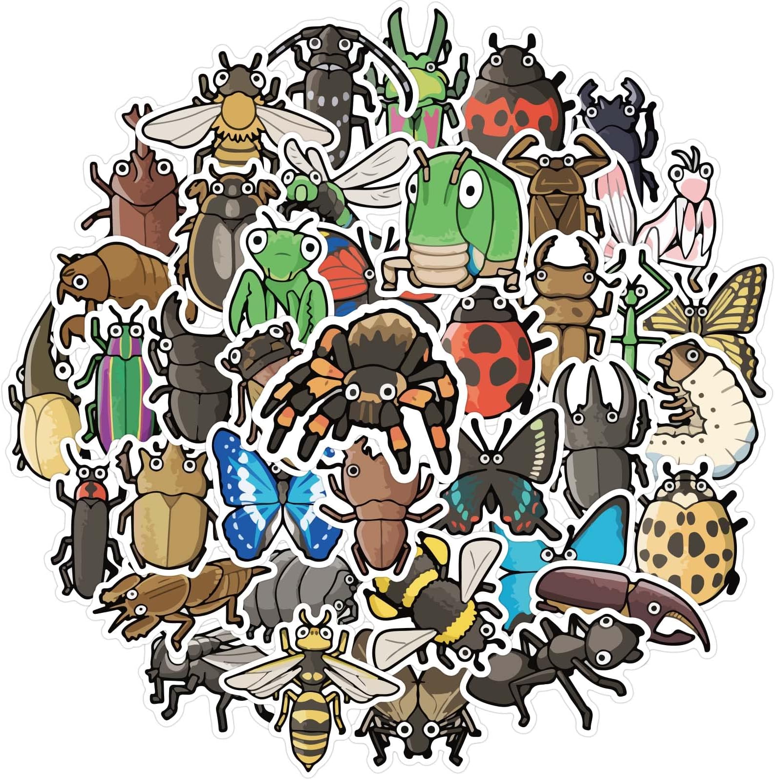 Amazon.com: Realistic Bug Stickers for Kids, 40PCS/Pack Aesthetic ...