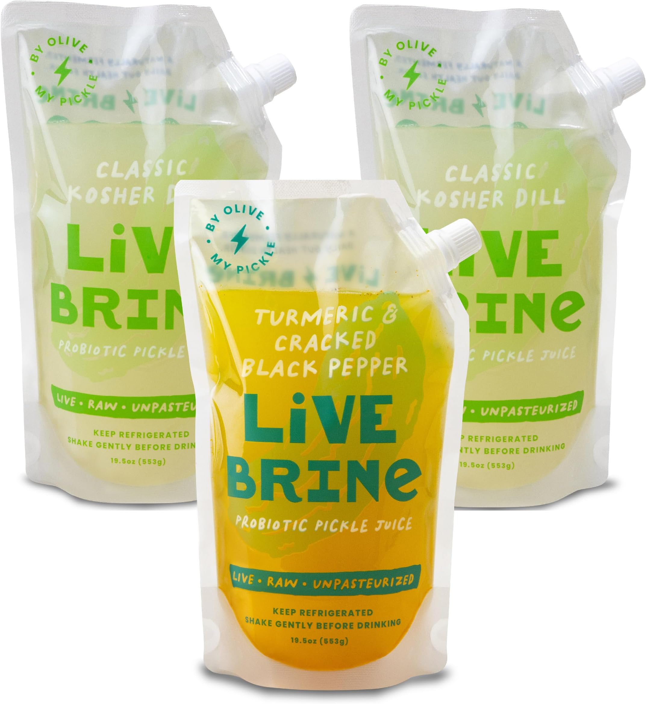 Amazon.com: Olive My Pickle Probiotic Pickle Juice - 58.5 Ounces | 3 ...
