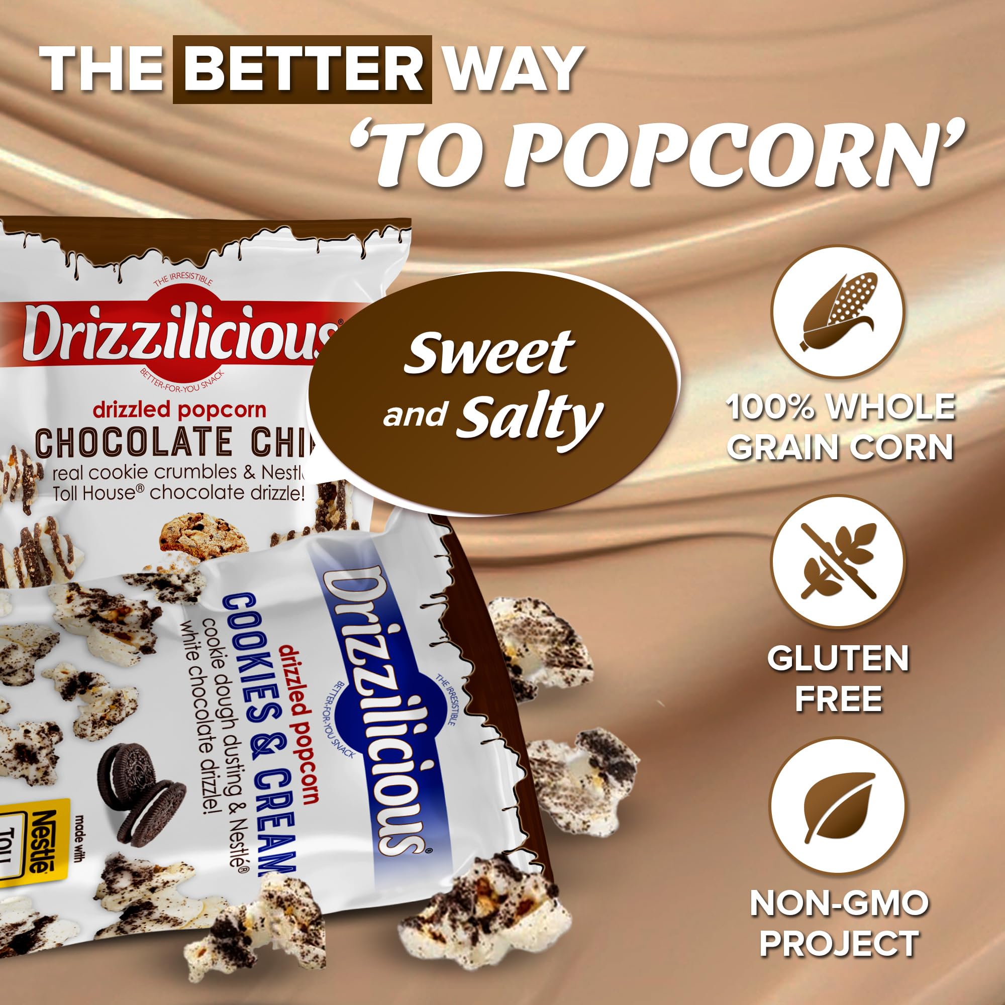 Snapklik.com : Drizzilicious Popcorn Variety Pack - Flavored Popcorn ...