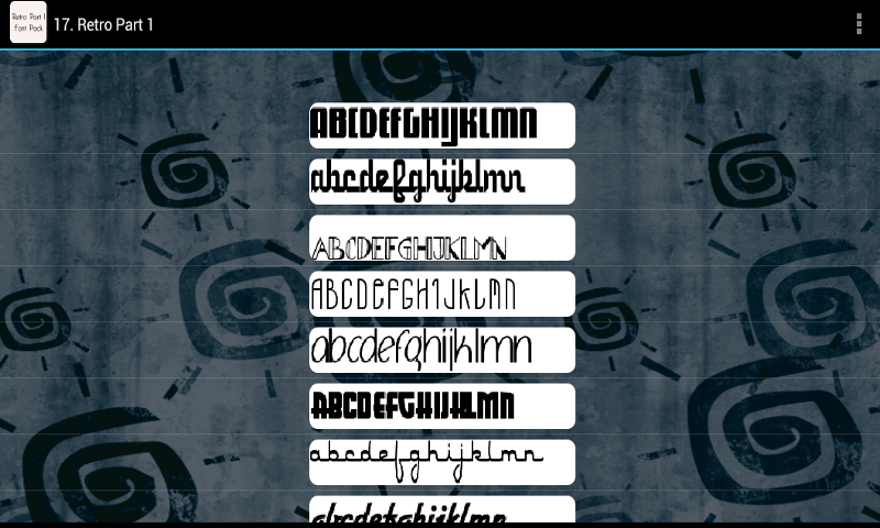Retro Part 1 Font Pack - App on Amazon Appstore