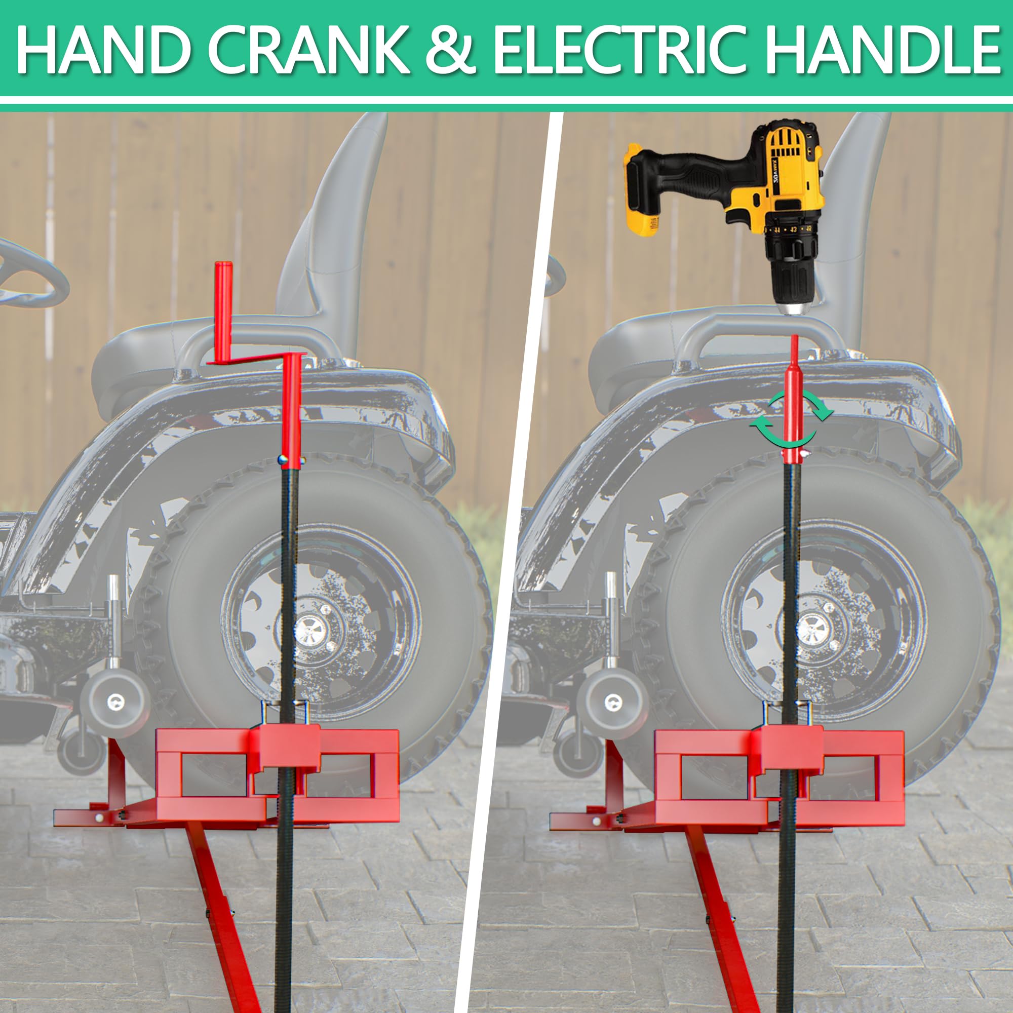 One Arm Tractor Jack ESC300 Dual Wheel Farm Tractor Tire Bead Breaker