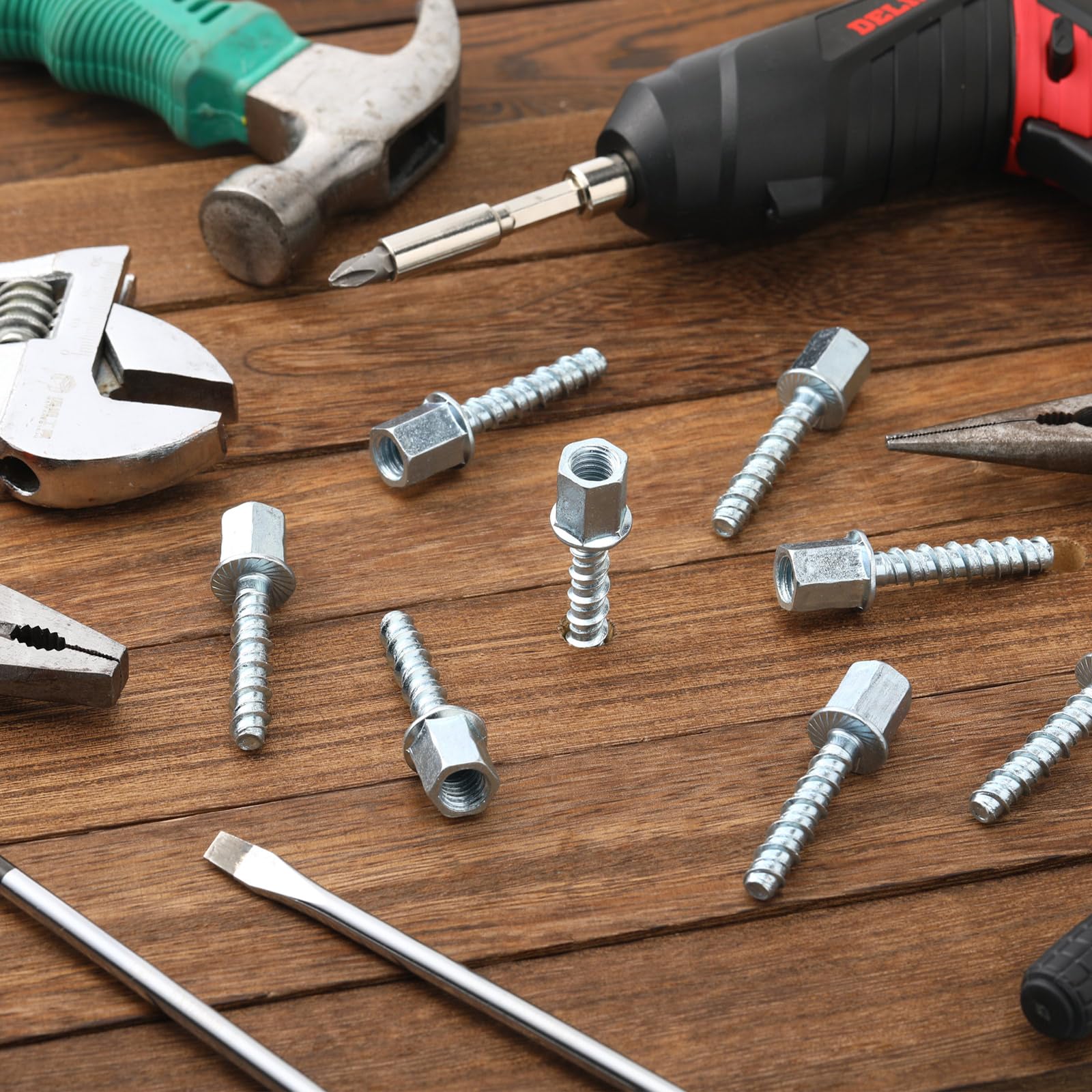 Snapklik.com : Yaocom 100 Piece 3/8" Threaded Rod Anchor For Concrete ...