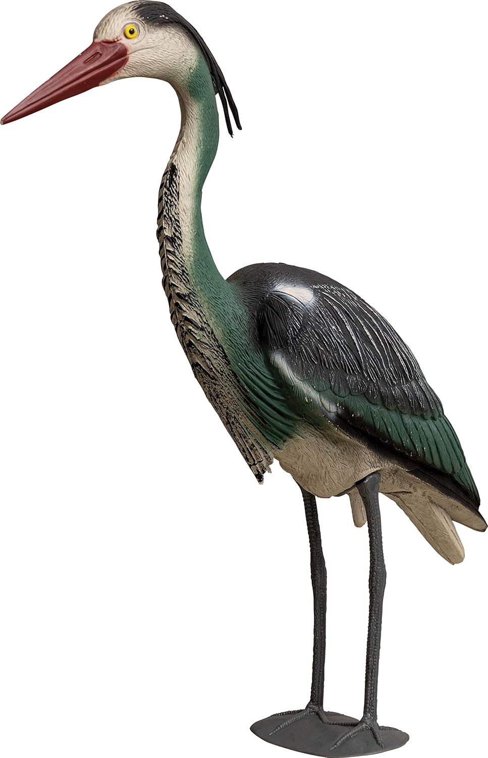 St Helens Home & Garden Life-Sized Decoy Heron - Realistic Bird Scaring ...