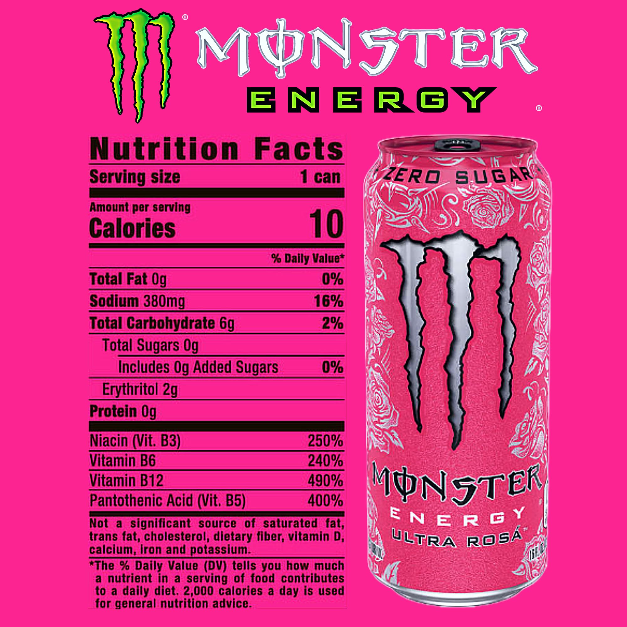 Snapklik.com : Monster Energy Zero Sugar Sugar Free Energy Drink Ultra ...