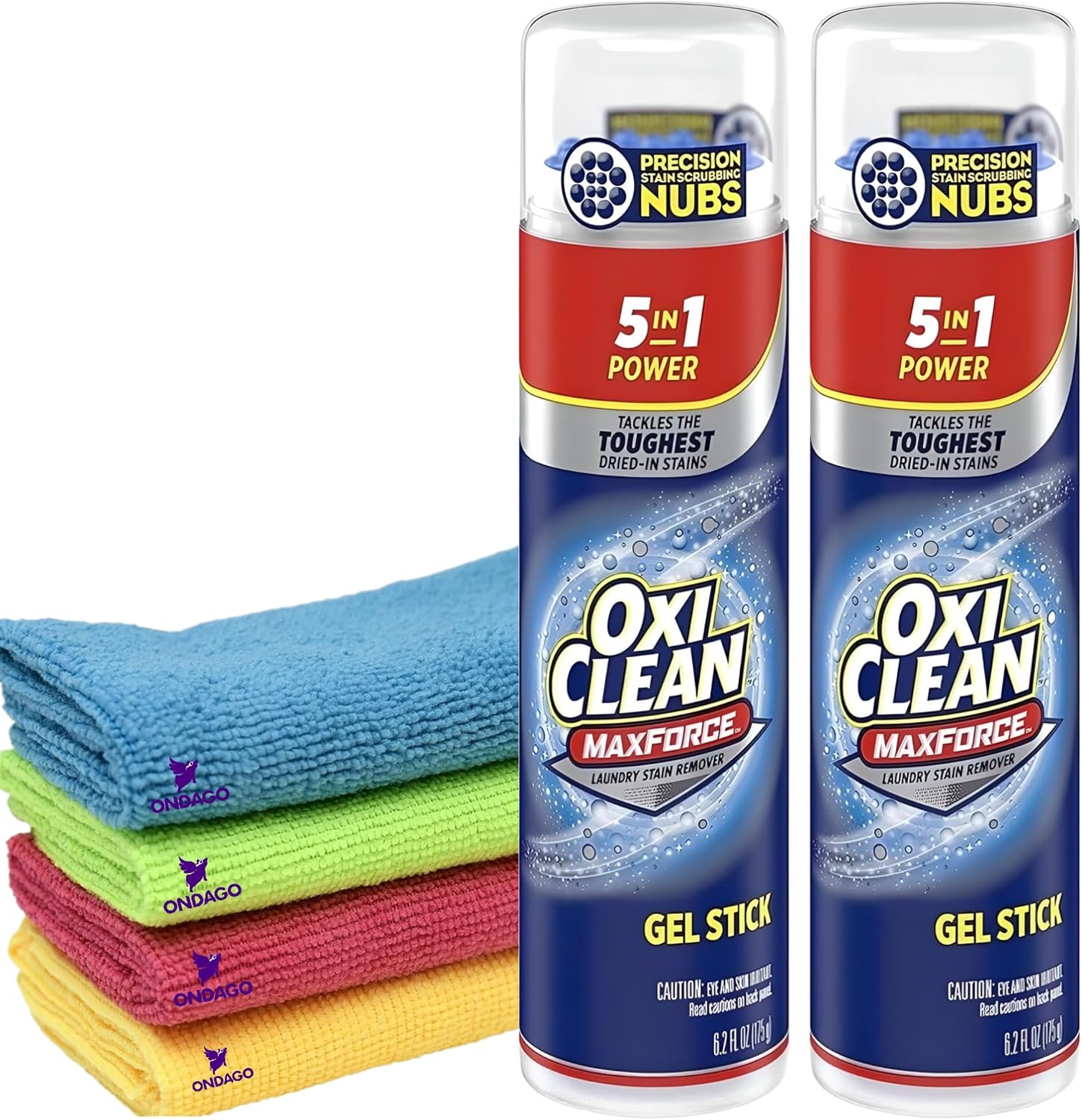 Amazon.com: ONDAGO 2 OxiClean Max Force Gel Stick Stain Remover, 6.2 ...