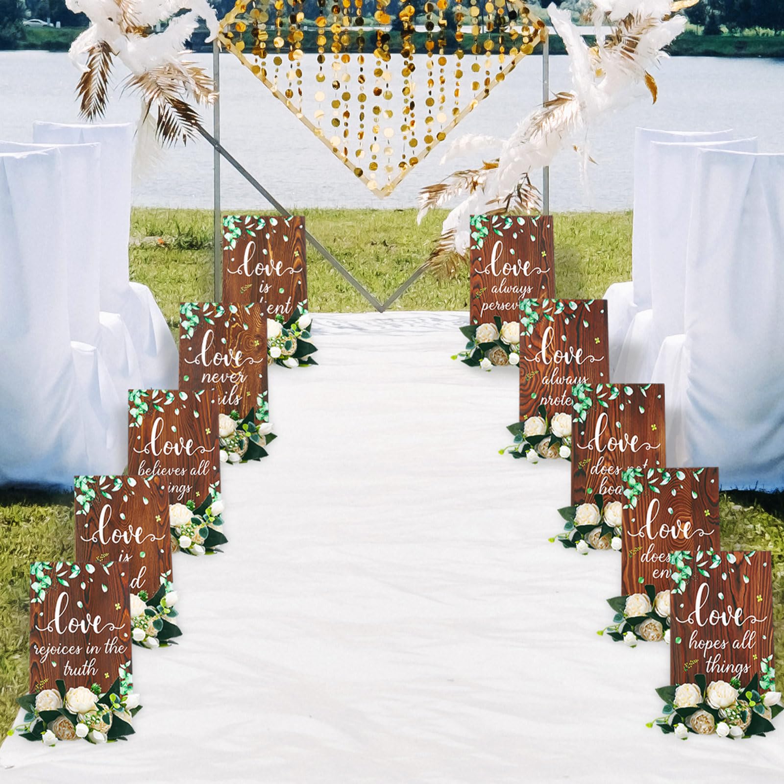 Wedding Aisle Signs