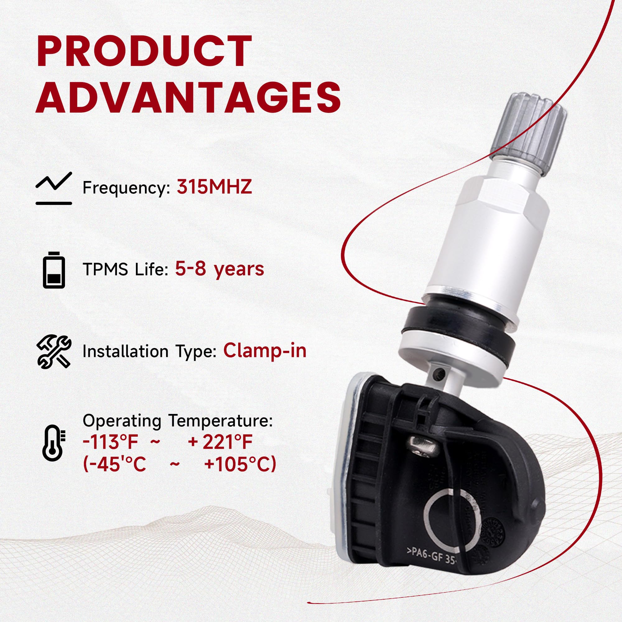 F2gt1a180ab Tpms Sensor Reviews TPMS Sensor, 315Mhz Tire Pressure ...