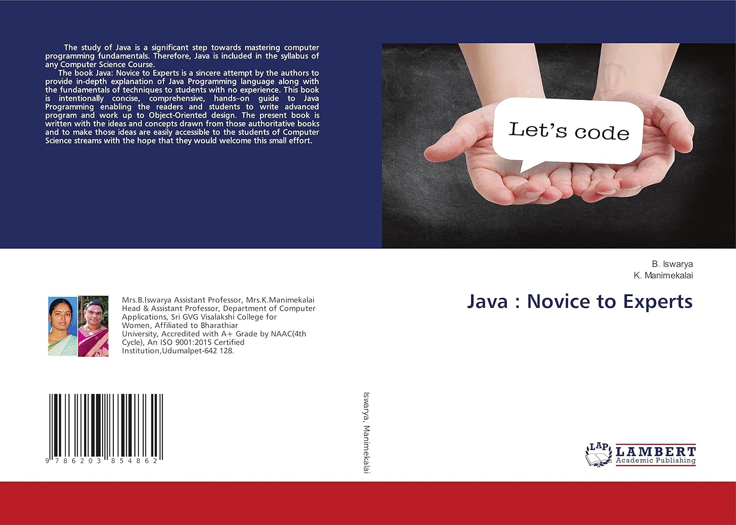 Java : Novice to Experts: Iswarya, B., Manimekalai, K.: 9786203854862 ...