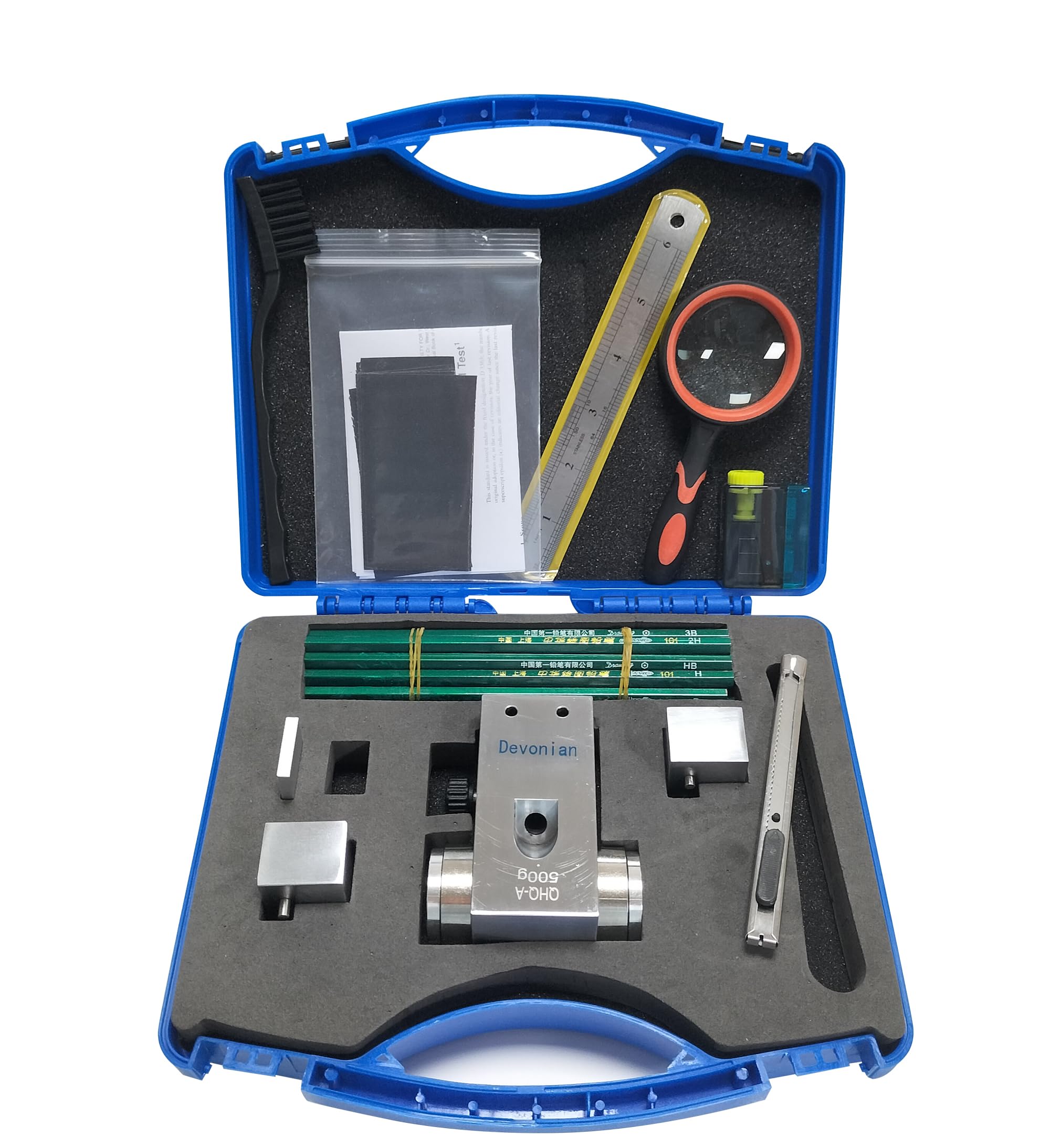 3-in-1 Pencil Hardness Tester with 500/750/1000g Load Weigh and 13 ...