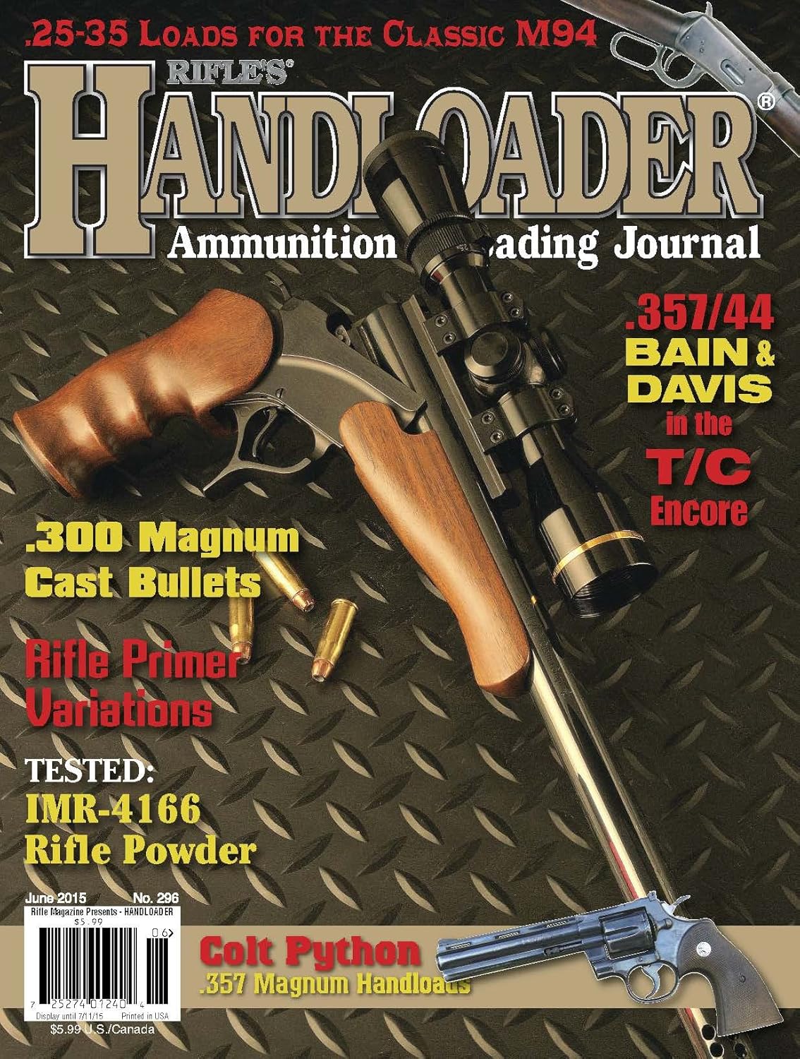Handloader Magazine - June 2015 - Issue number 296: Dave Scovill, Brian ...