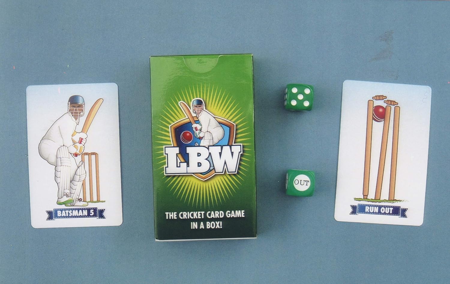 LBW Cricket Card Game With Two Dice - Gift for Boys and Girls and All ...