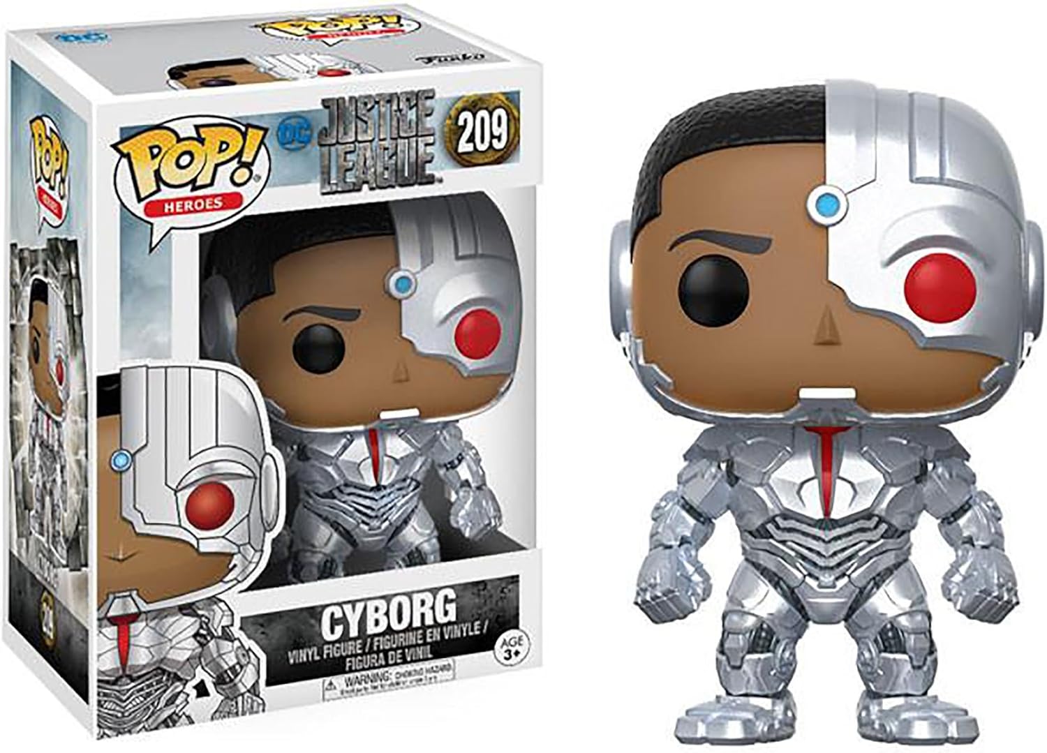 Amazon.com: Funko POP! Movies: DC Justice League – Cyborg Toy Figure ...