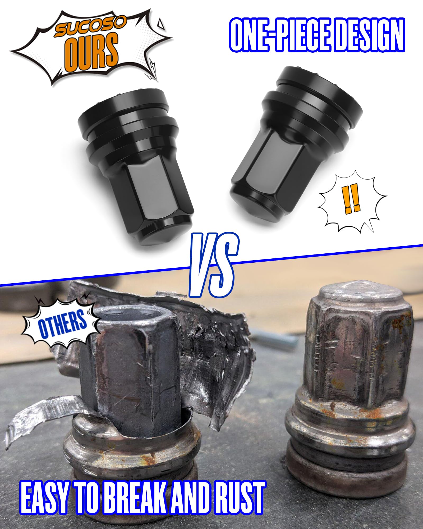 Snapklik.com : M14x15 Lug Nuts For Ford F250 F350 Super Duty, 32pcs ...