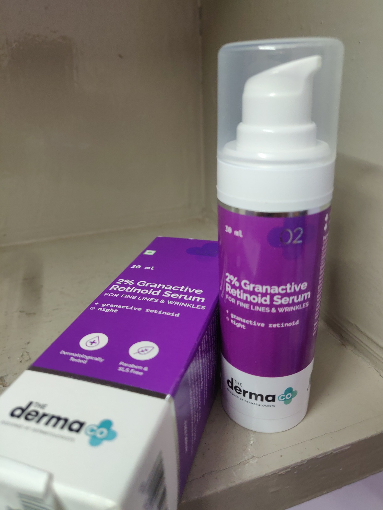 The Derma Co 2% Granactive Retinoid Face Serum for Fine Lines ...