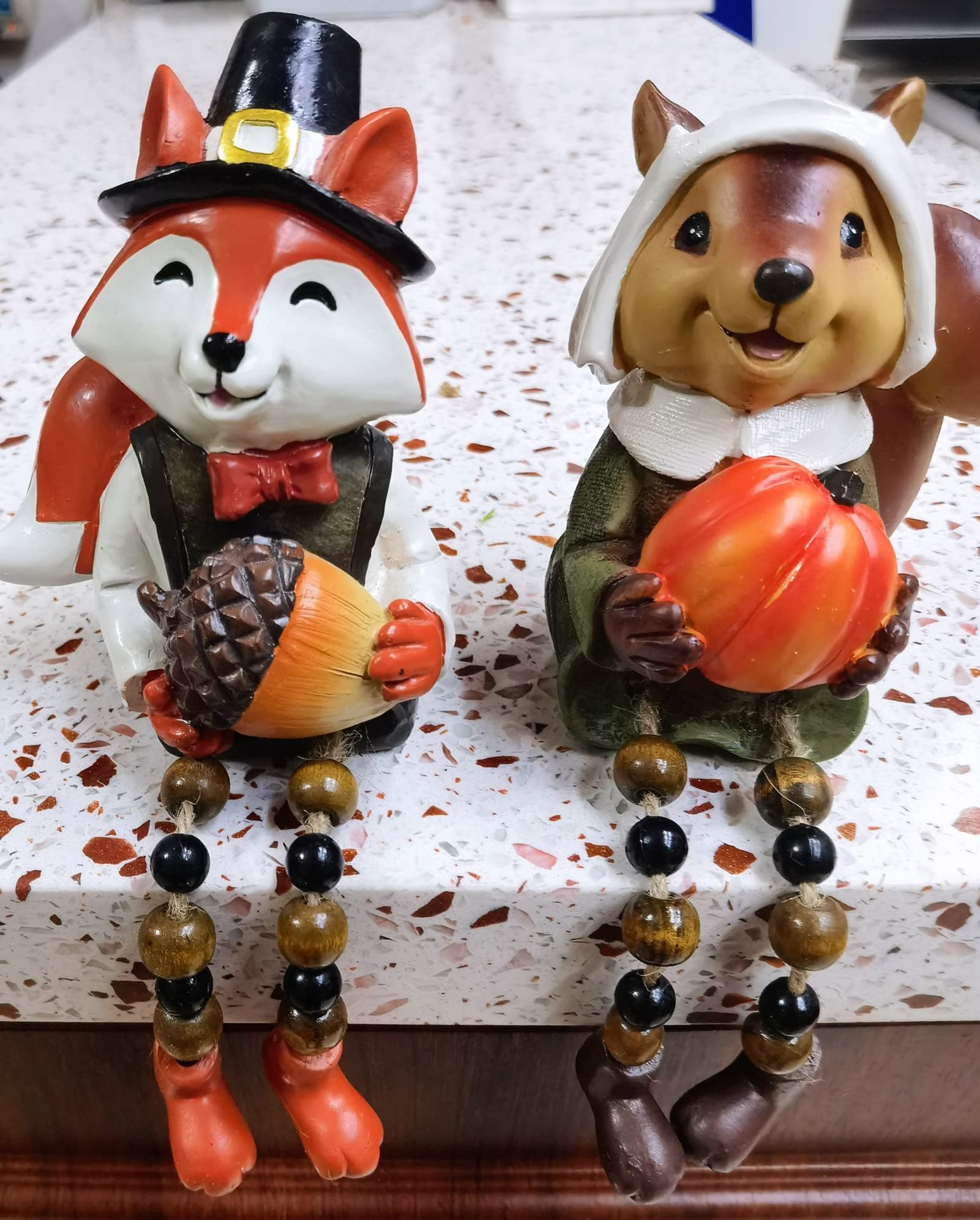 Mini Animals Elegant Resin Fox Figurine - * Indoor & Outdoor Decor ...