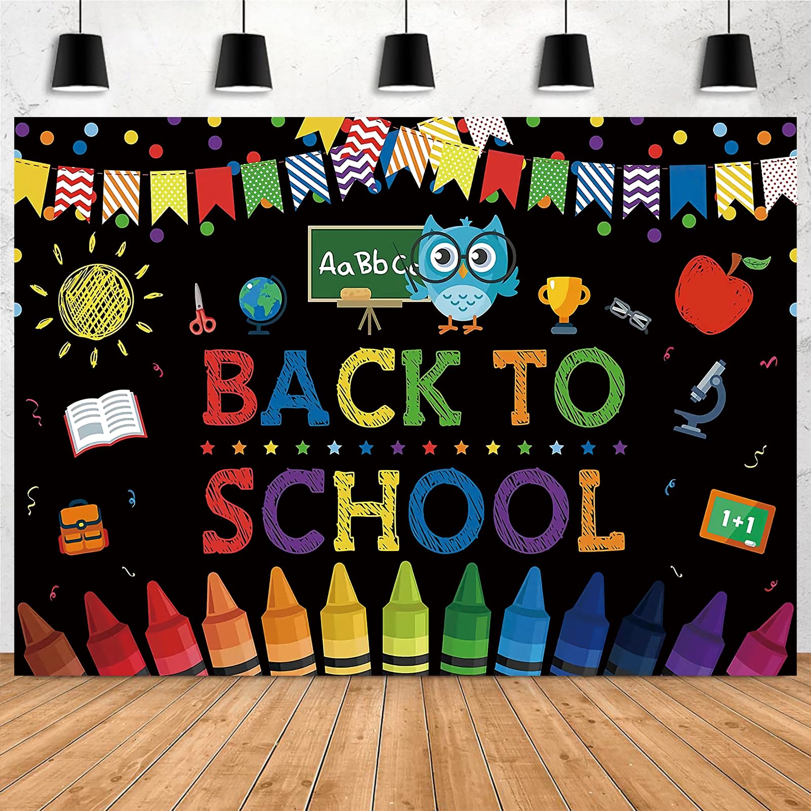 Buy 7x5ft Back to School Backdrop Photography Supplies First Day of ...