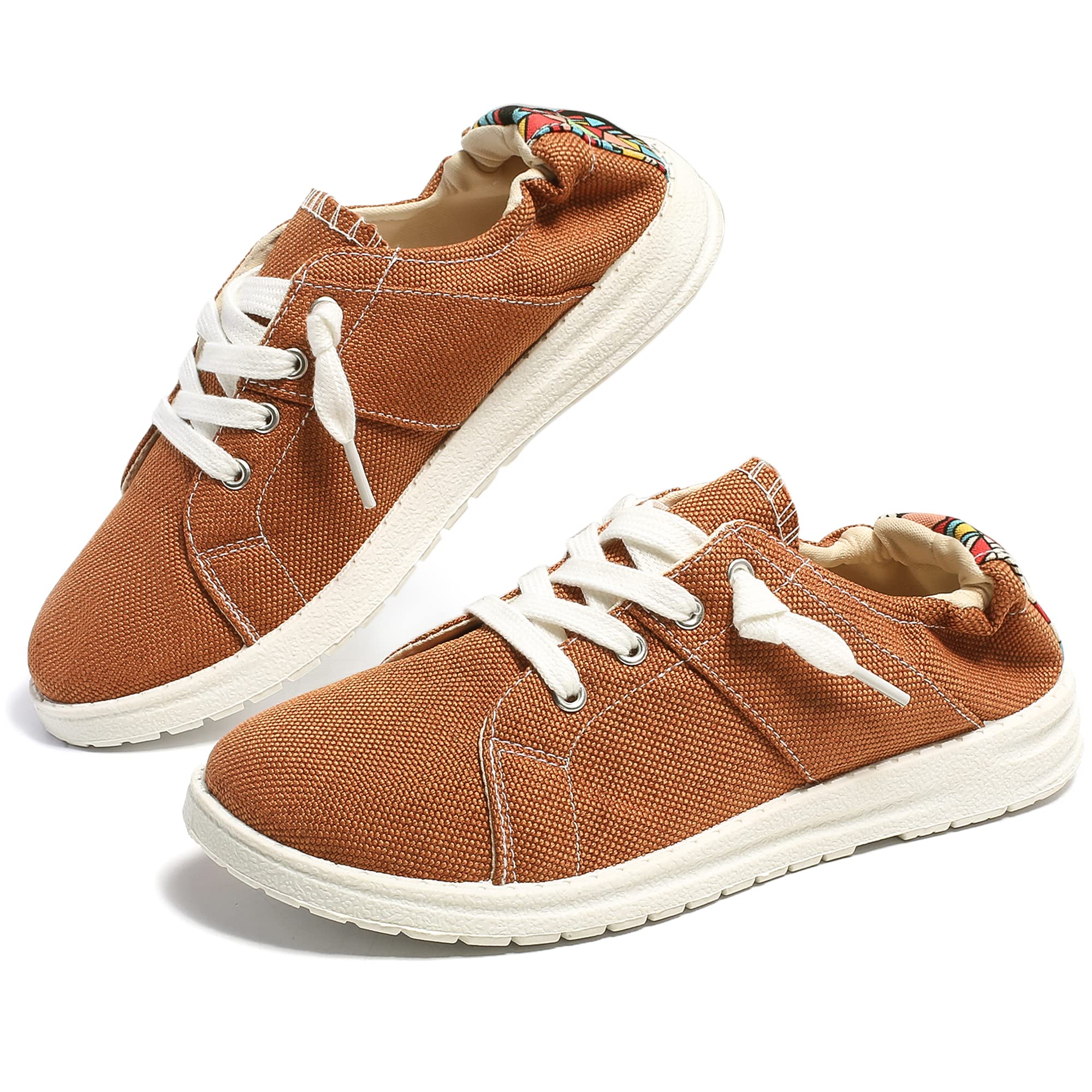 Kkyc Women's Slip On Sneakers,Comfort Canvas Shoes,Fashion Low Top ...