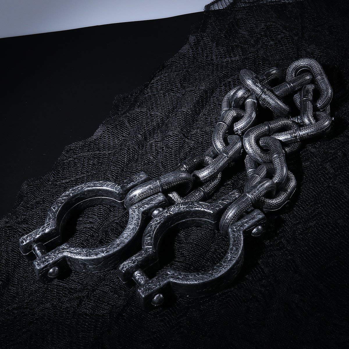 Snapklik.com : BinaryABC Plastic Wrist Shackles Prison Handcuffs Chain ...