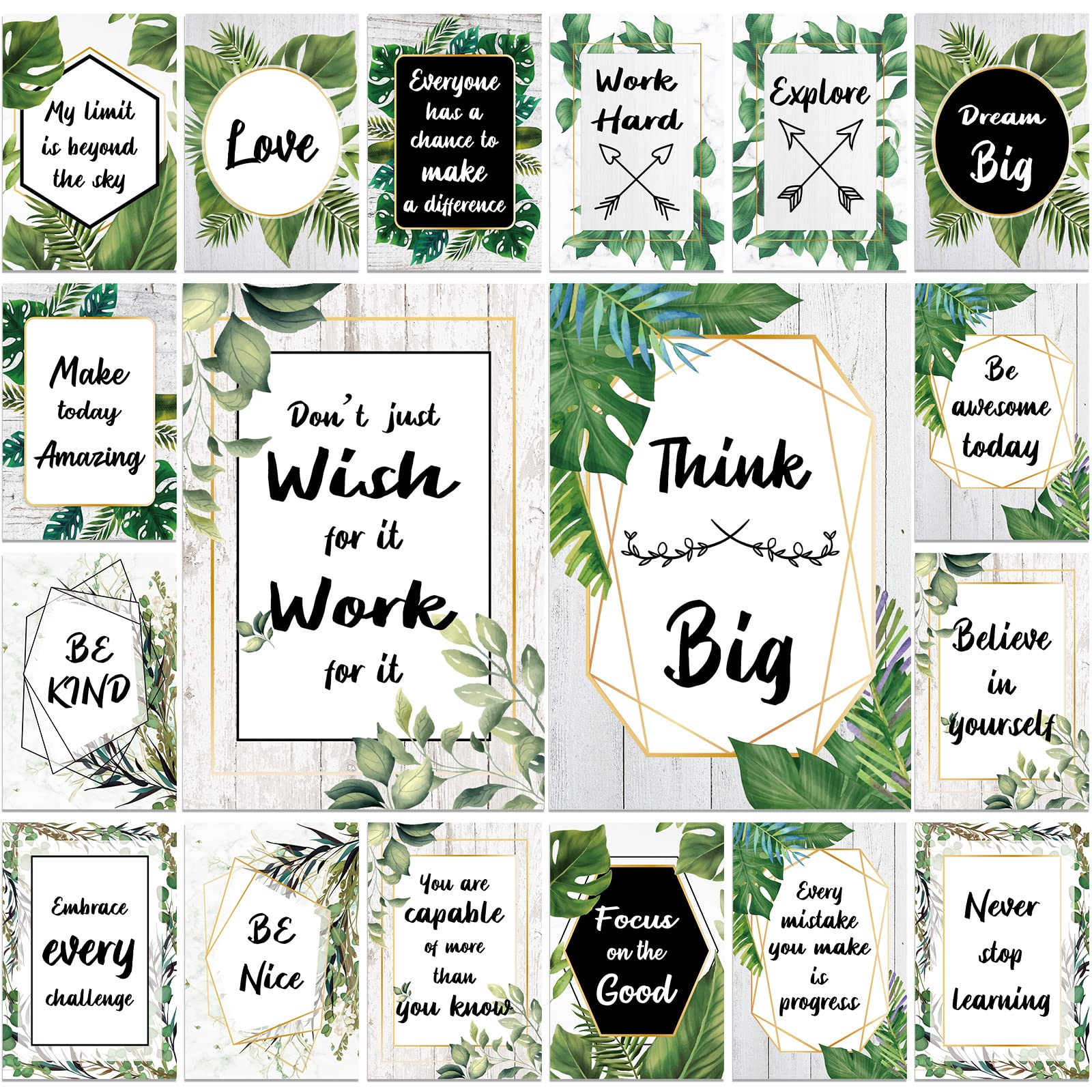 24 Motivational Posters For Classroom Decor Growth Mindset Poster ...