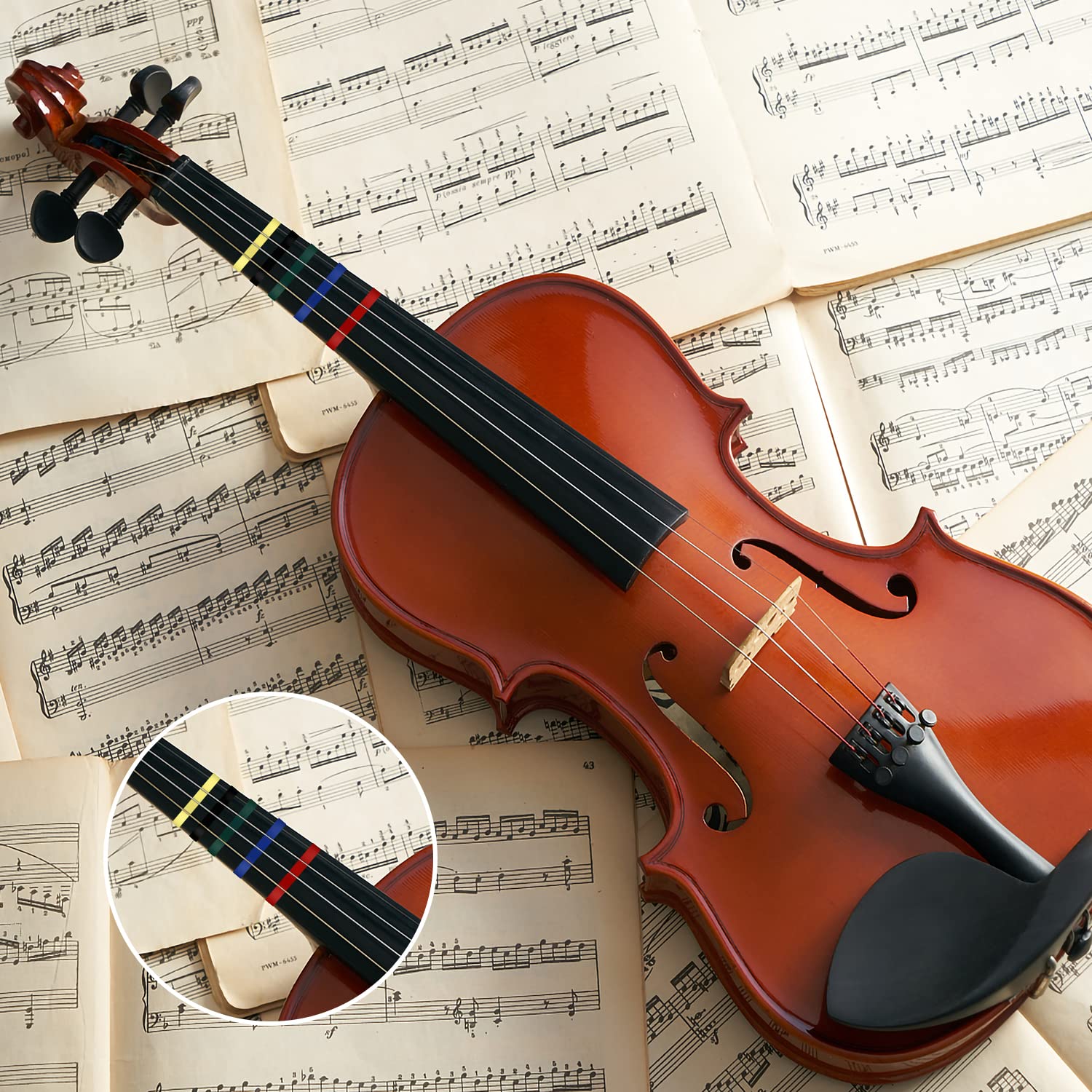 Snapklik.com : 5 Rolls Violin Tape Fingerboard, 3mm Instrument ...