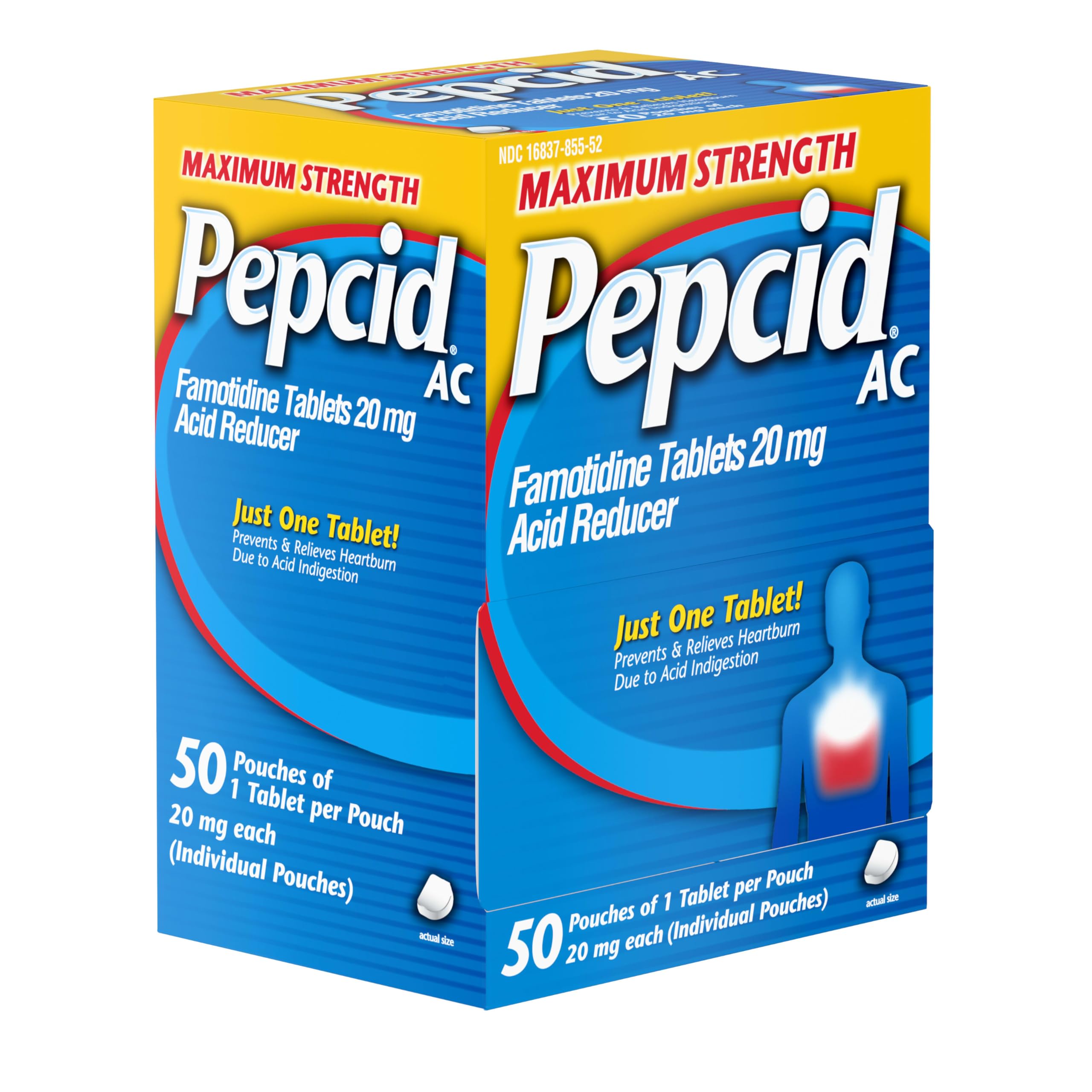 Snapklik.com : AC Maximum Strength Heartburn Relief Tablets, OTC ...