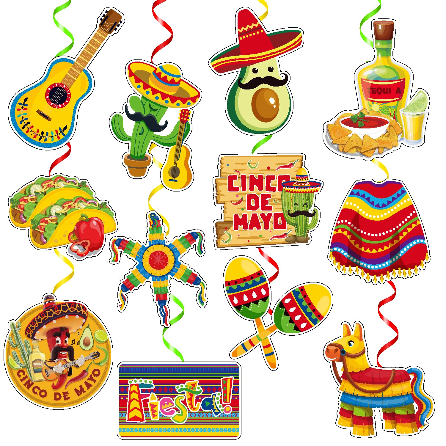 Spanish Fiesta Clip Art Mexican Party PNG, Vector, PSD, And Clipart