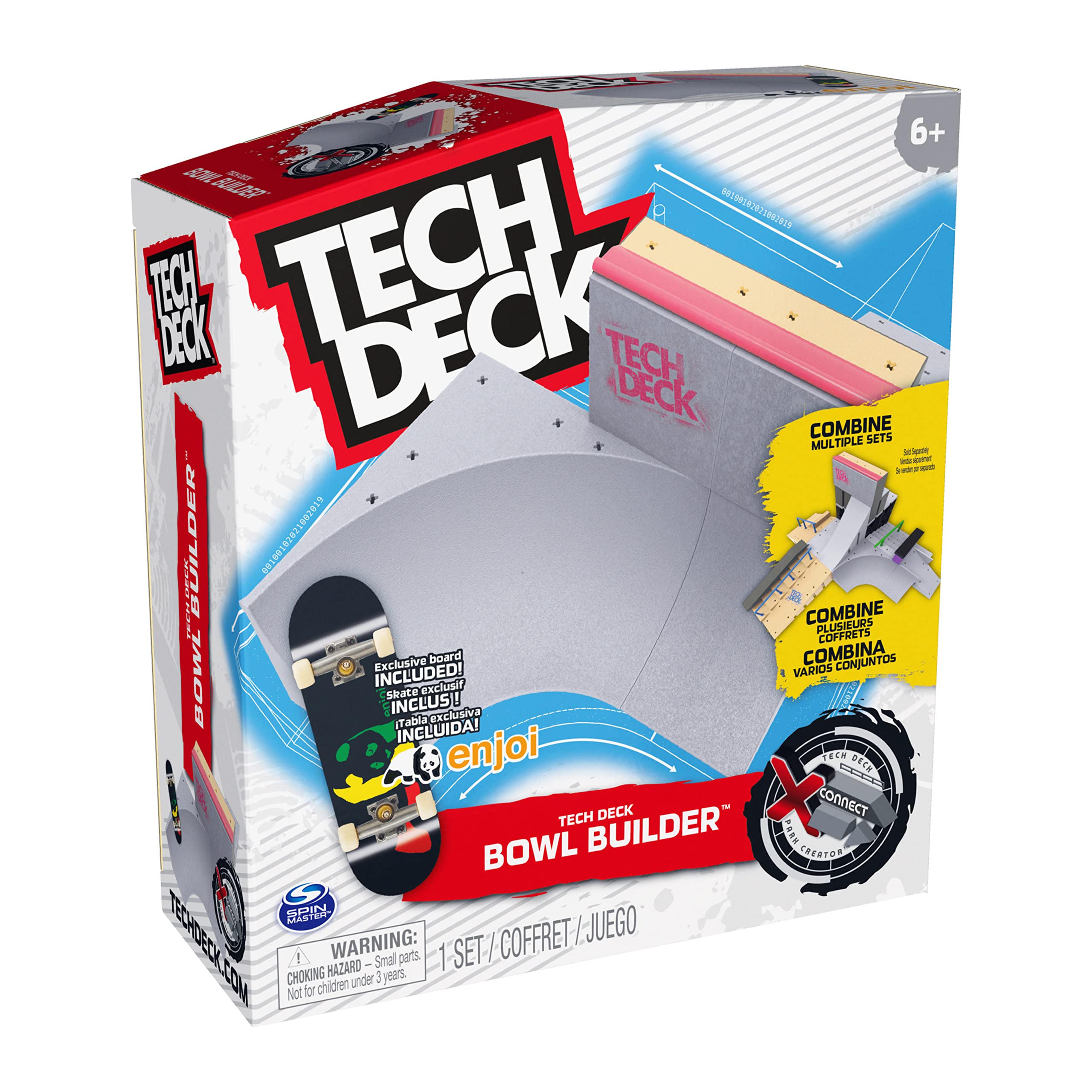 TECH DECK, Bowl Builder X-Connect Park Creator, Customizable and ...