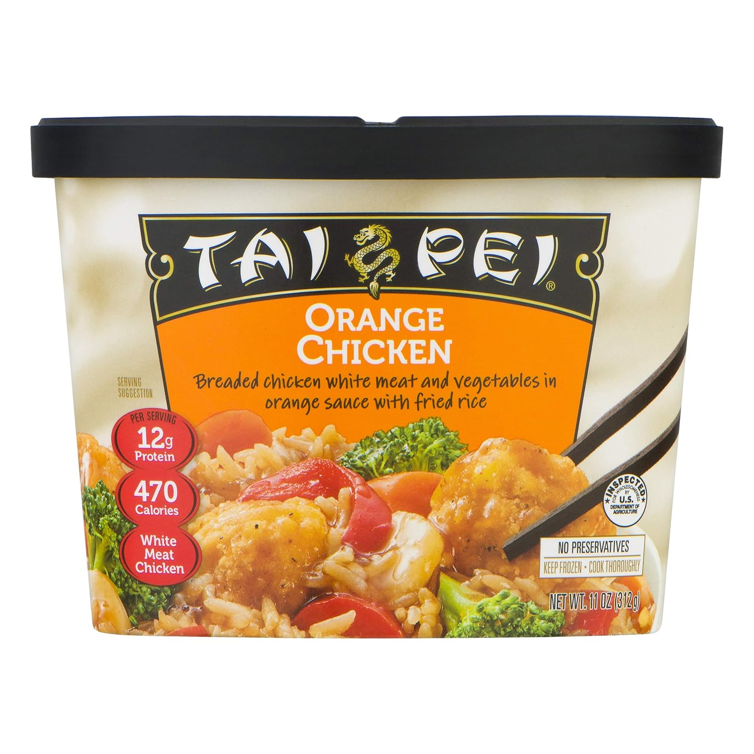 Amazon.com: Tai Pei Orange Chicken, 11 Oz Tub : Grocery & Gourmet Food