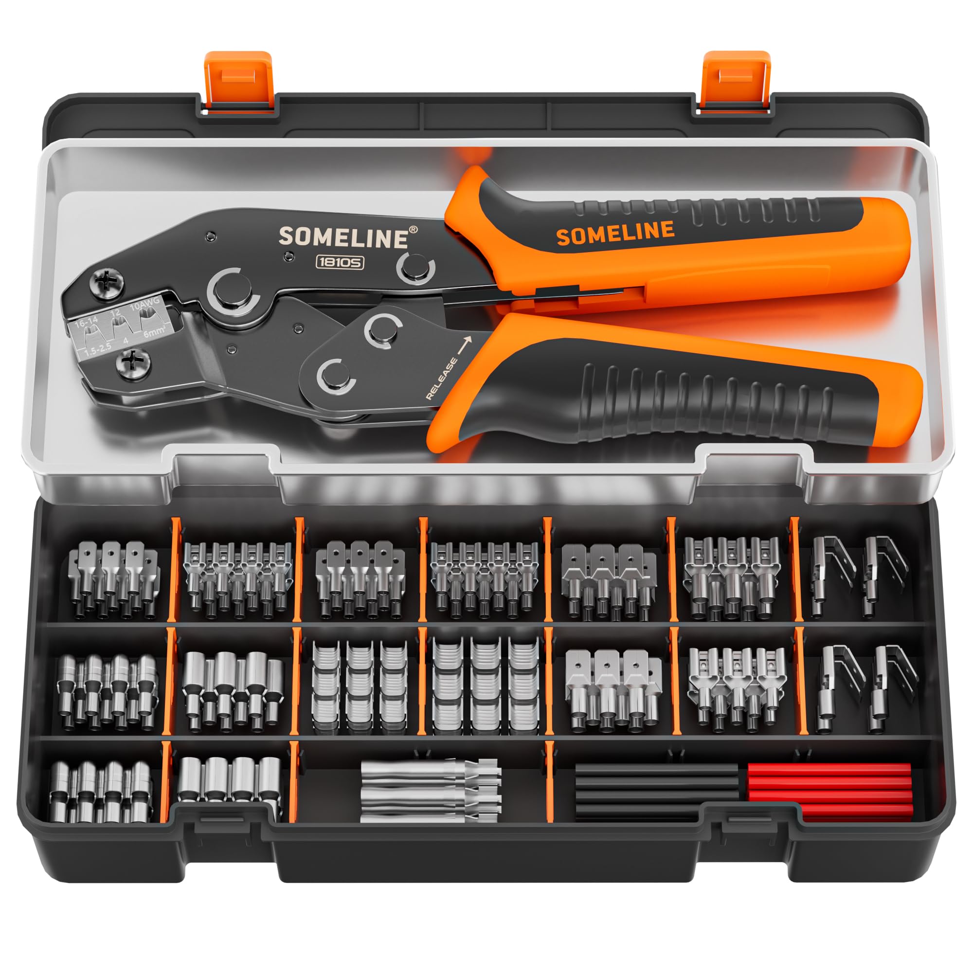 Snapklik.com : Wire Terminal Connector Crimping Tool Kit,3.9mm 4.8mm 6 ...
